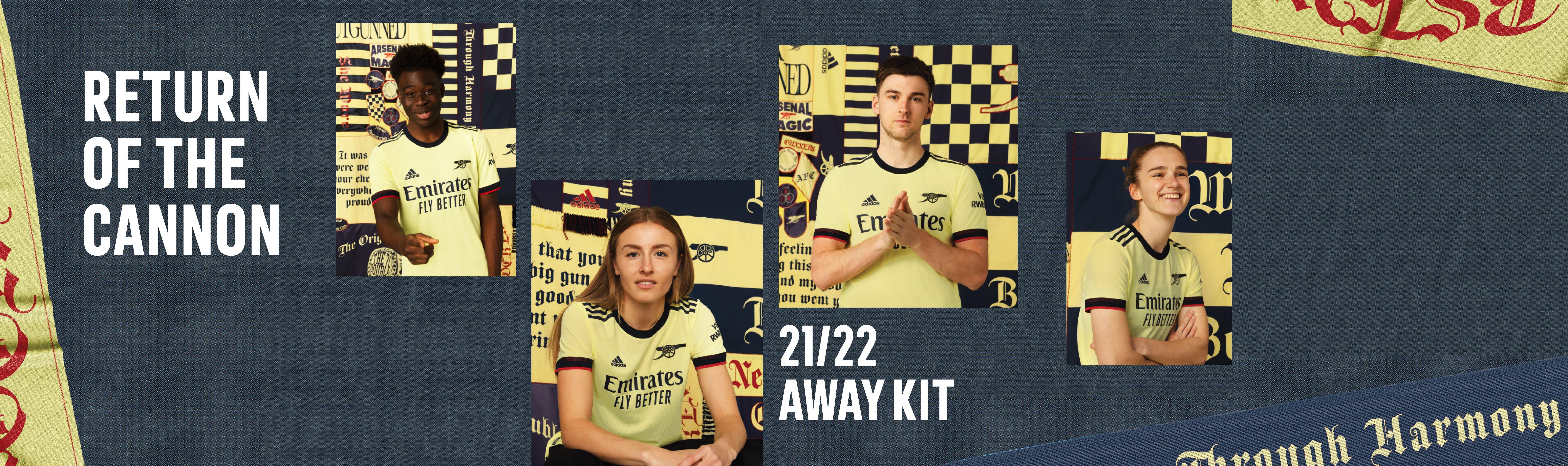 The Arsenal 21/22 Away Kit | Official Online Store