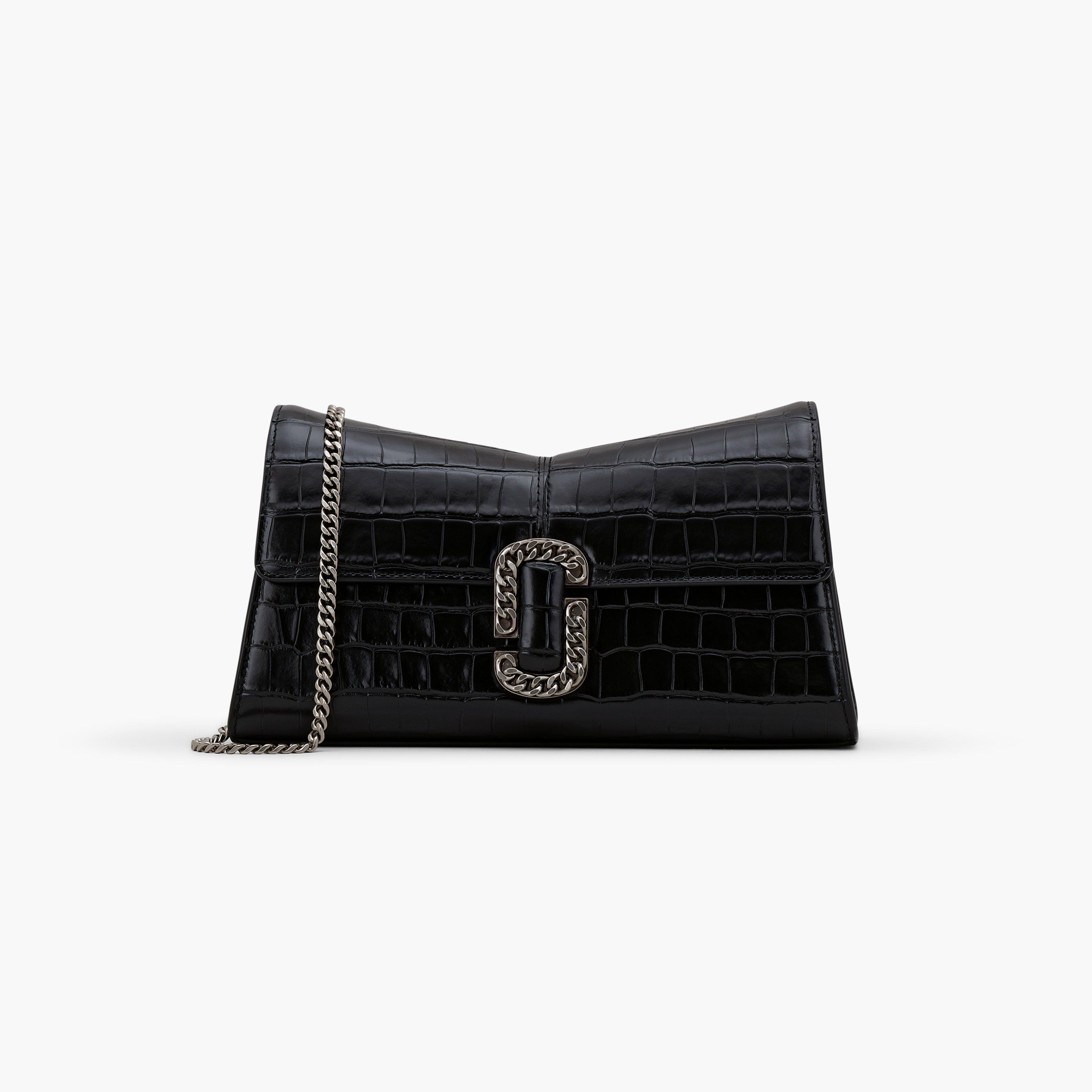 The Croc-Embossed St. Marc Convertible Clutch | Marc Jacobs | Official Site