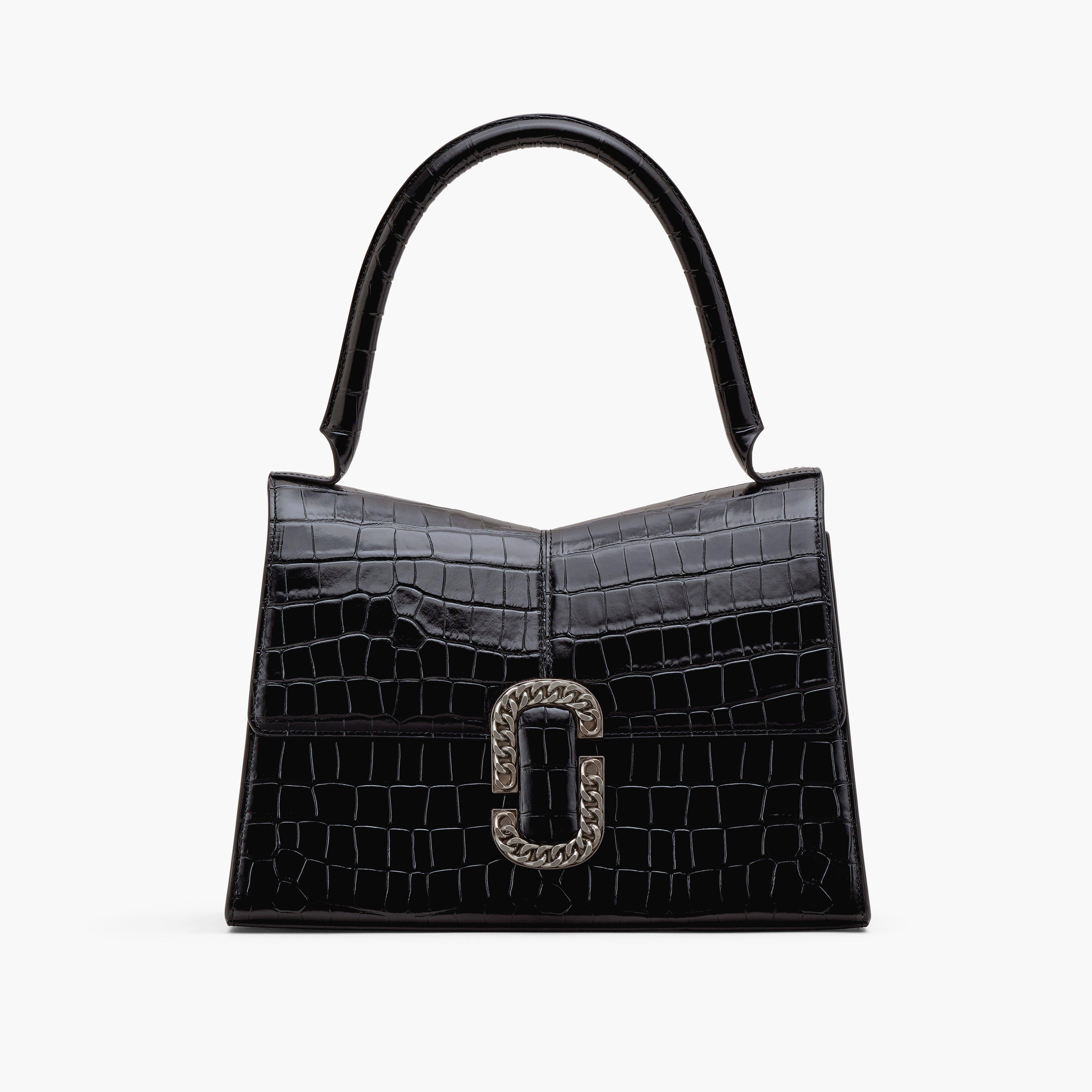 The Croc-Embossed St. Marc Large Top Handle | Marc Jacobs | Official Site