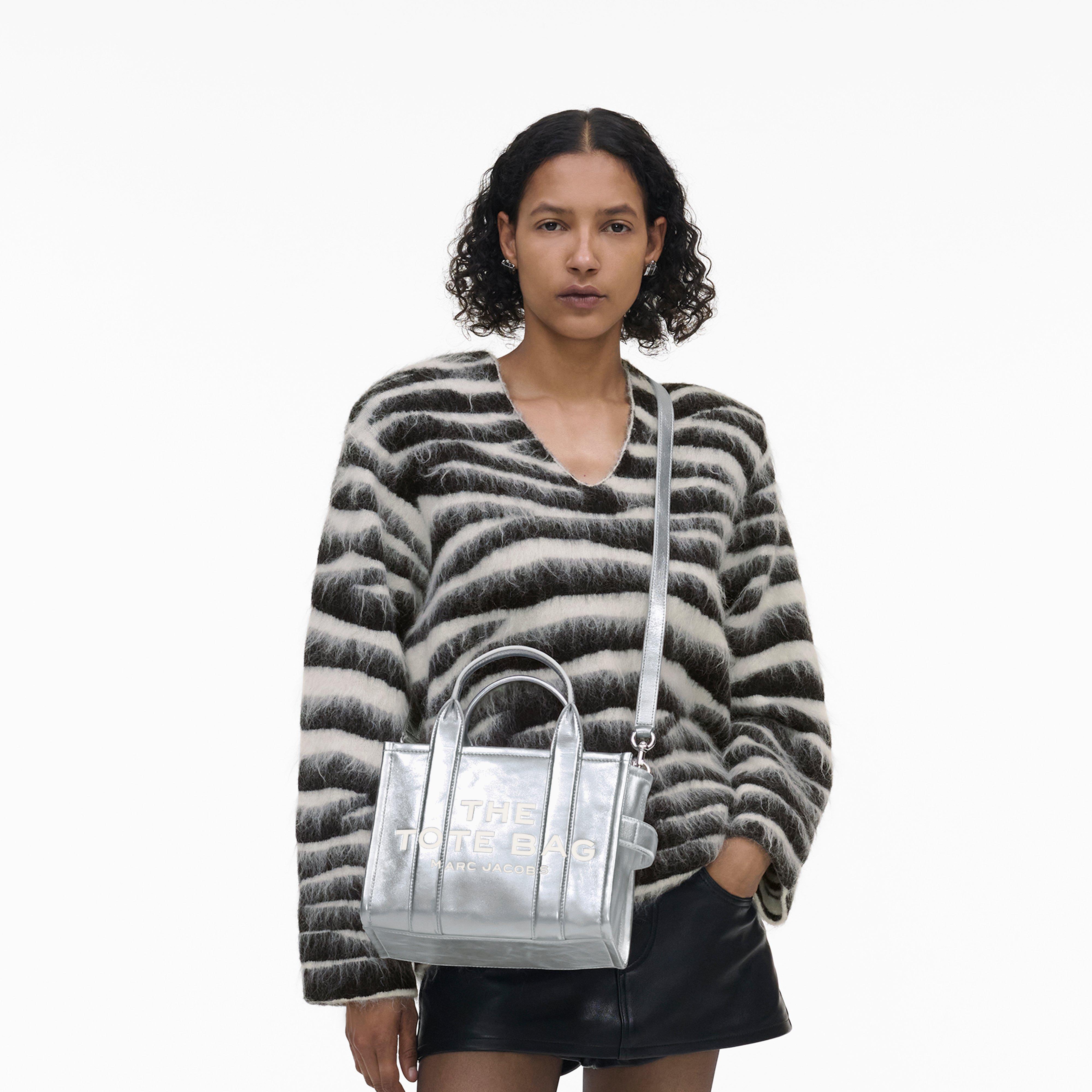 The Metallic Leather Small Tote Bag | Marc Jacobs | Official Site