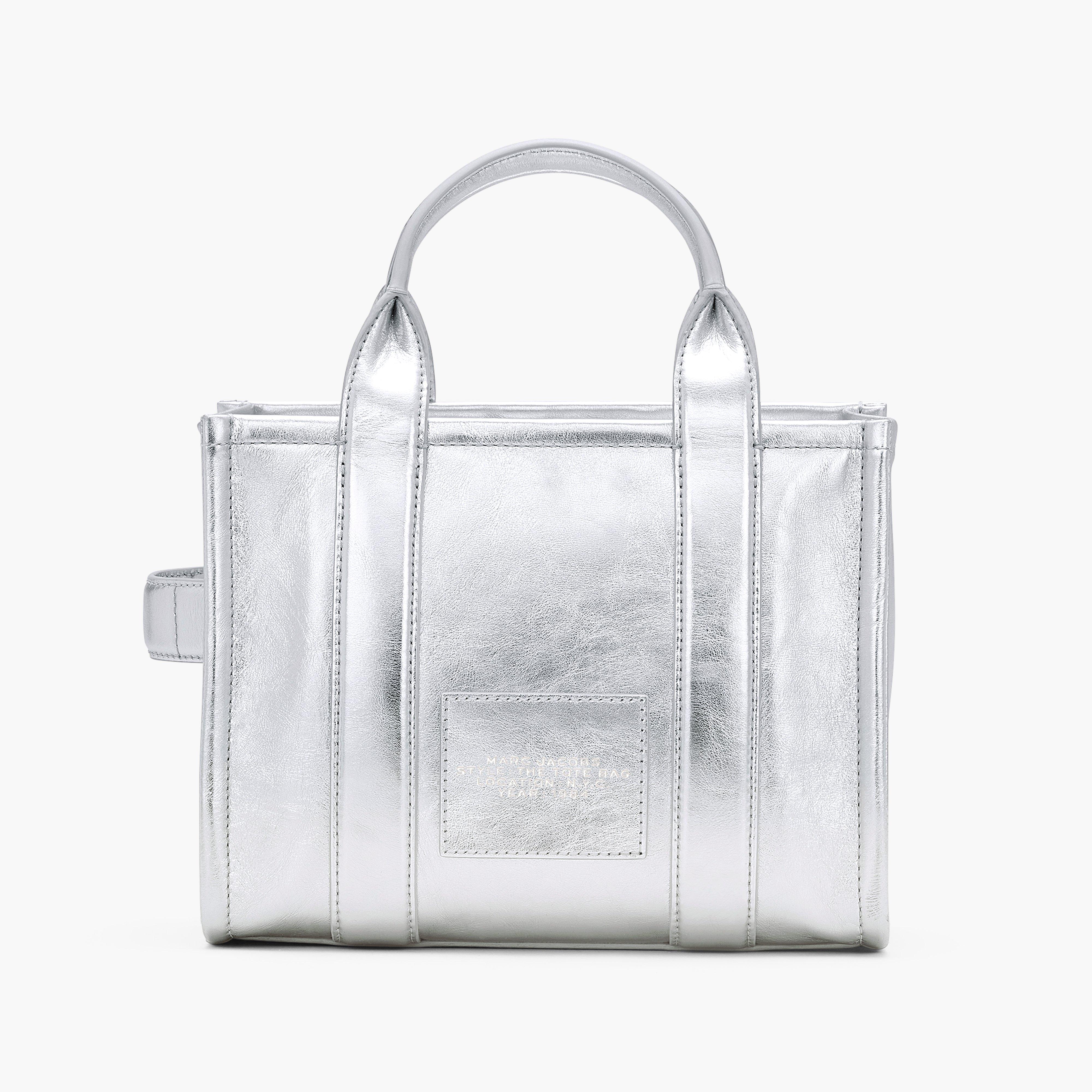 The Metallic Leather Small Tote Bag | Marc Jacobs | Official Site