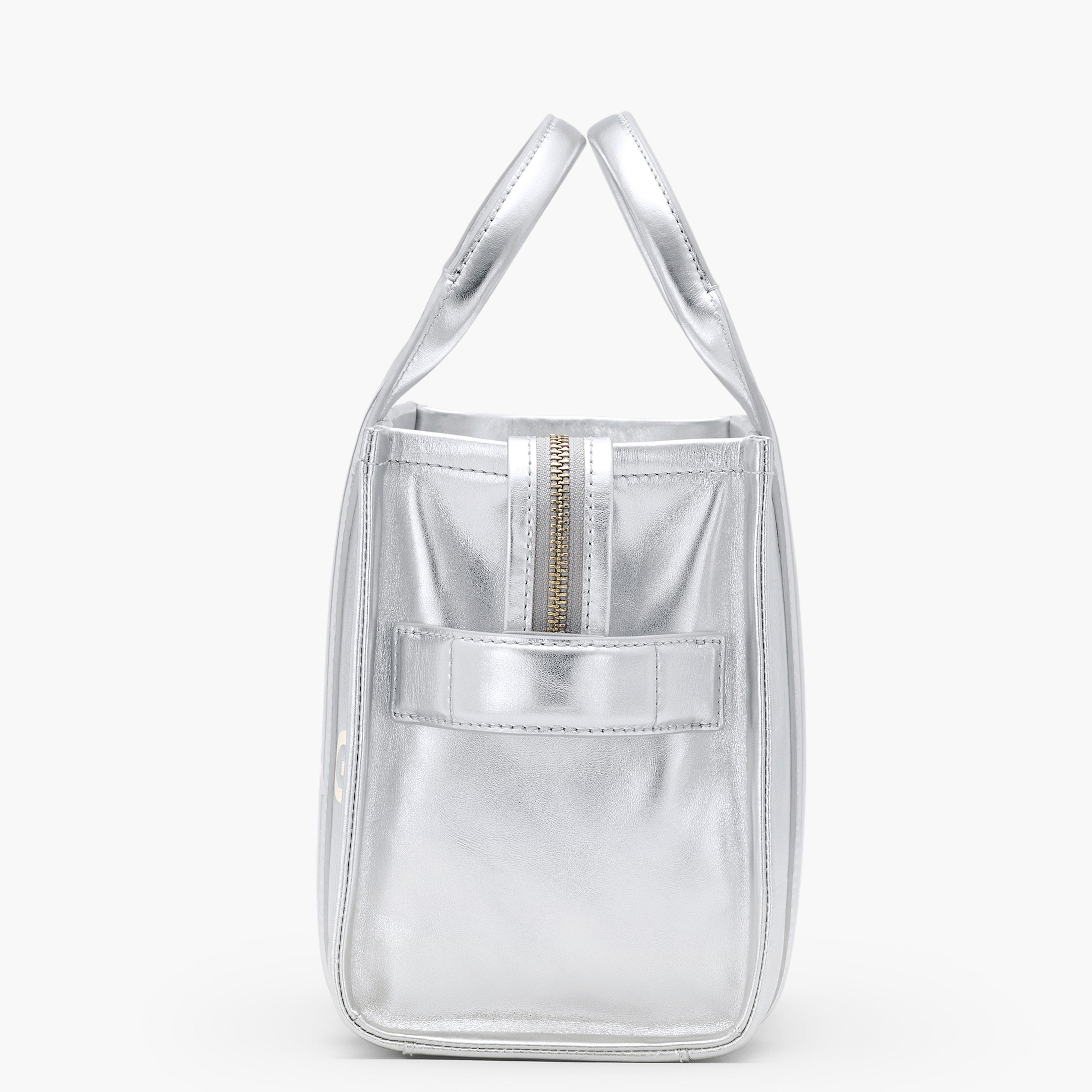 The Metallic Leather Small Tote Bag | Marc Jacobs | Official Site