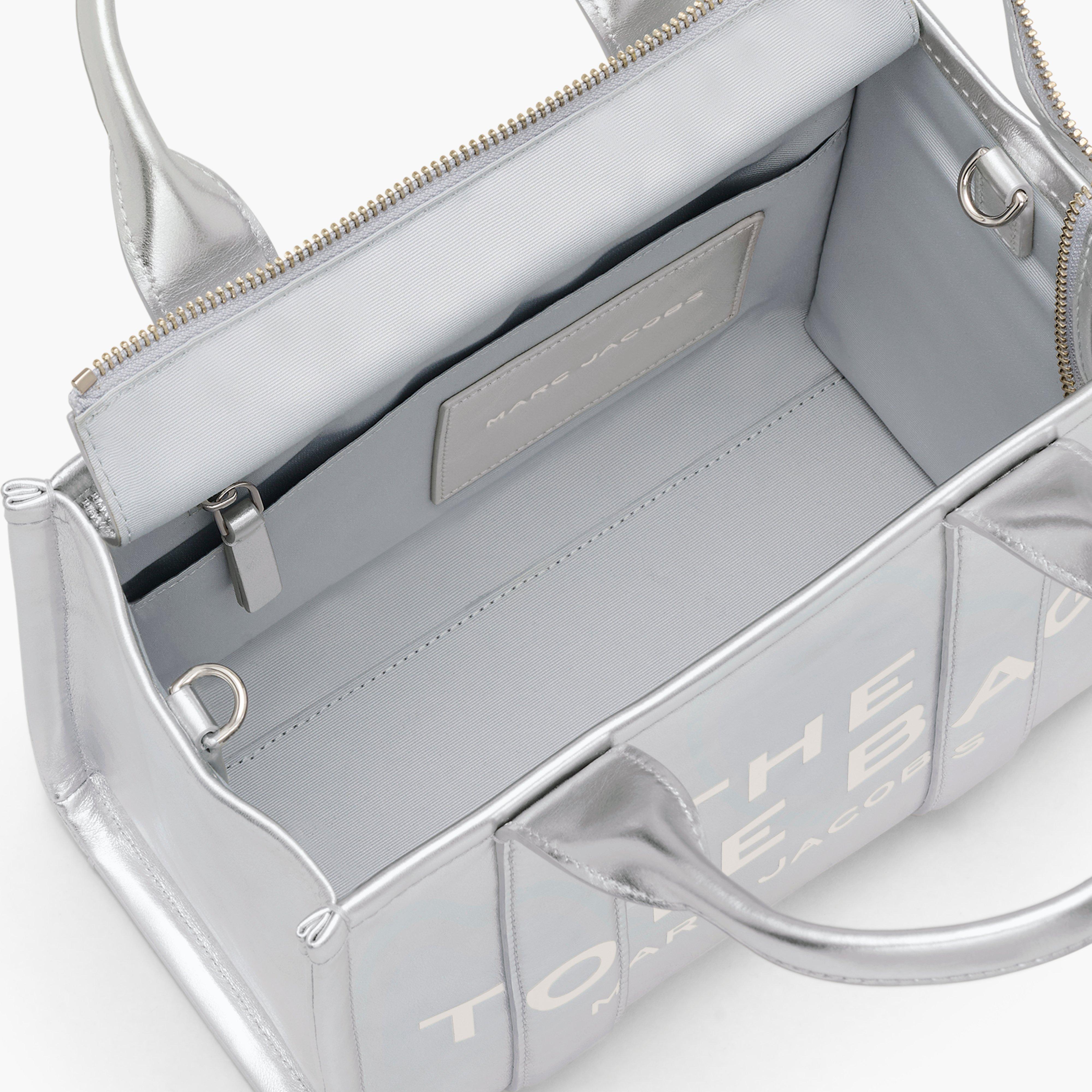 The Metallic Leather Small Tote Bag | Marc Jacobs | Official Site