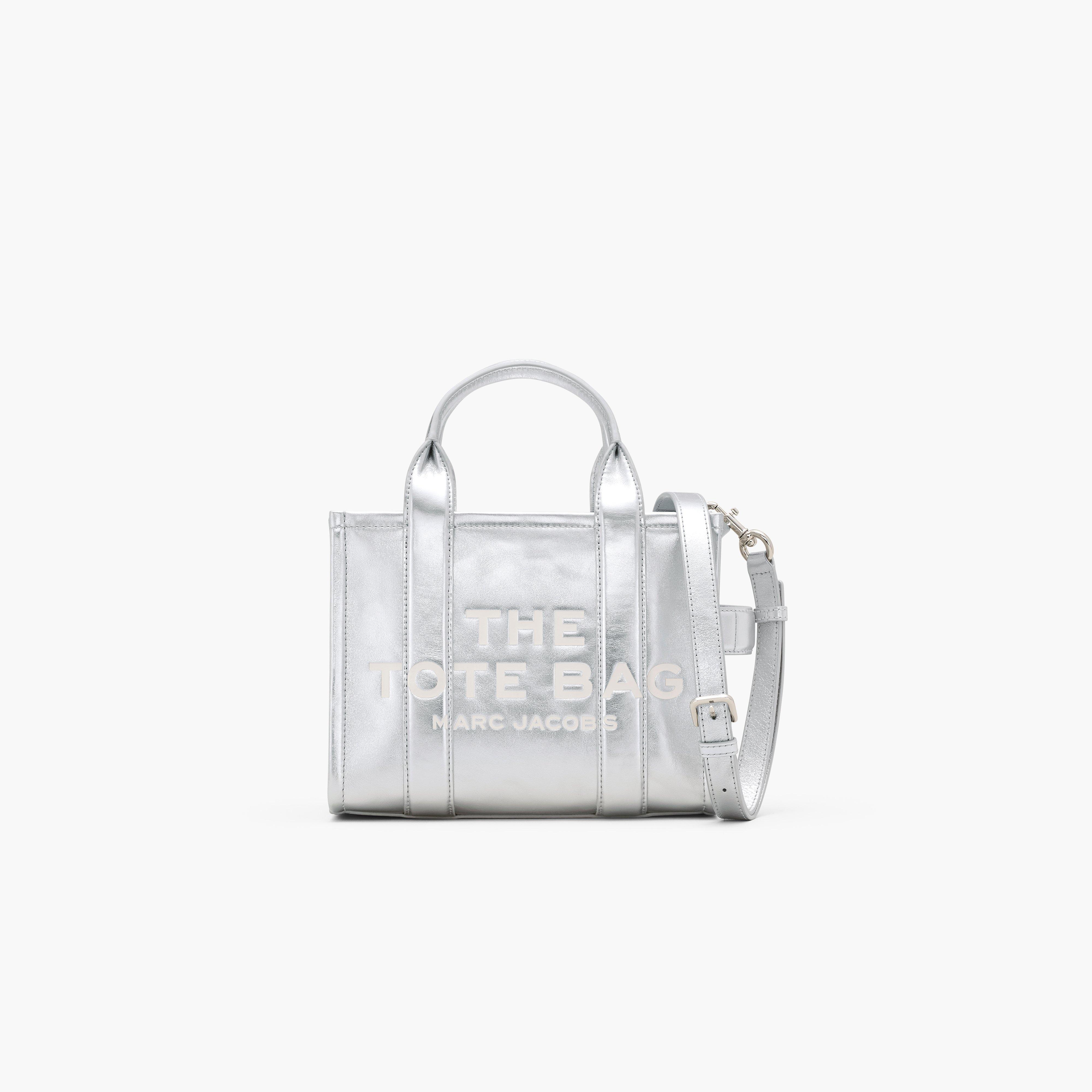 The Metallic Leather Small Tote Bag | Marc Jacobs | Official Site