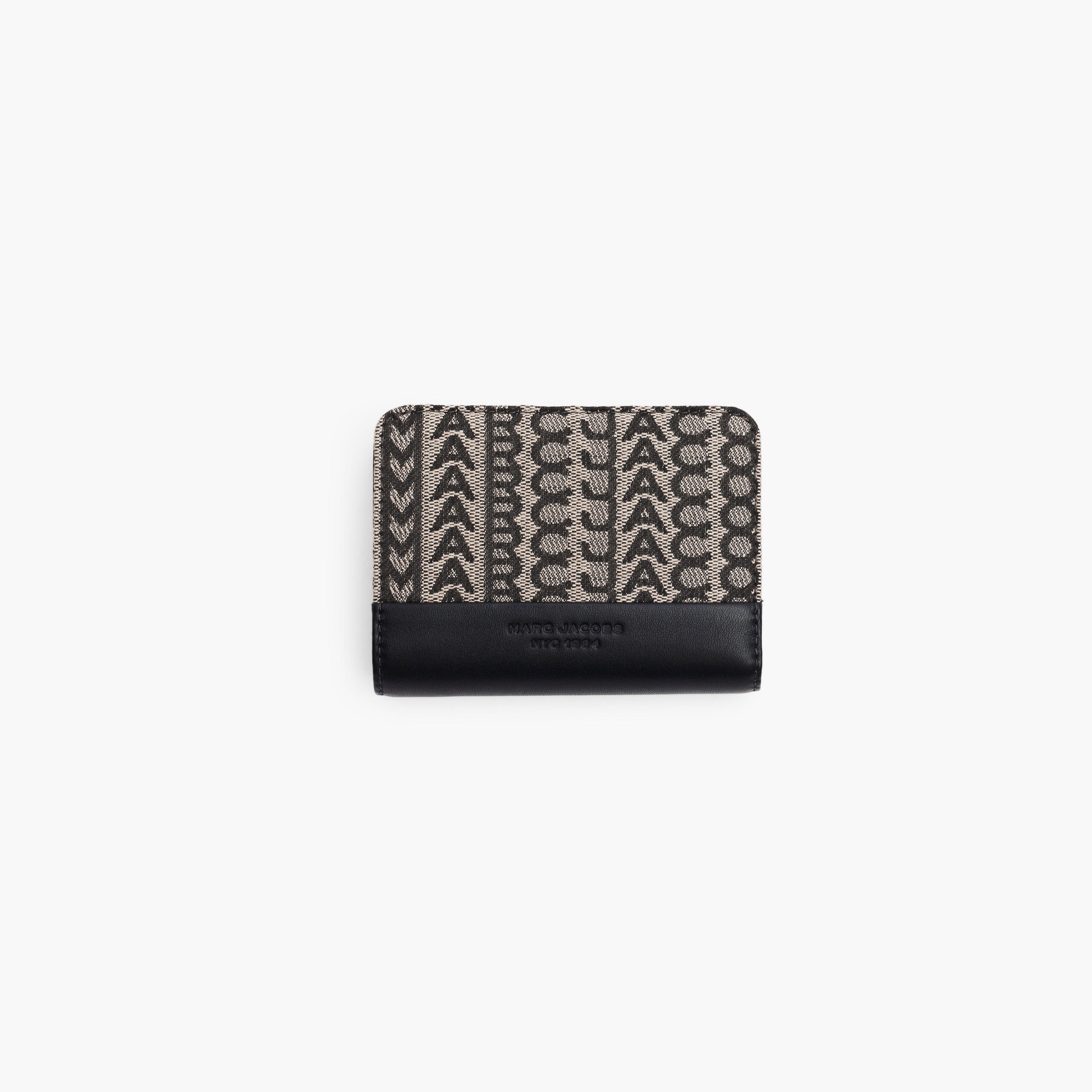 The Monogram Jacquard Mini Compact Wallet | Marc Jacobs | Official Site