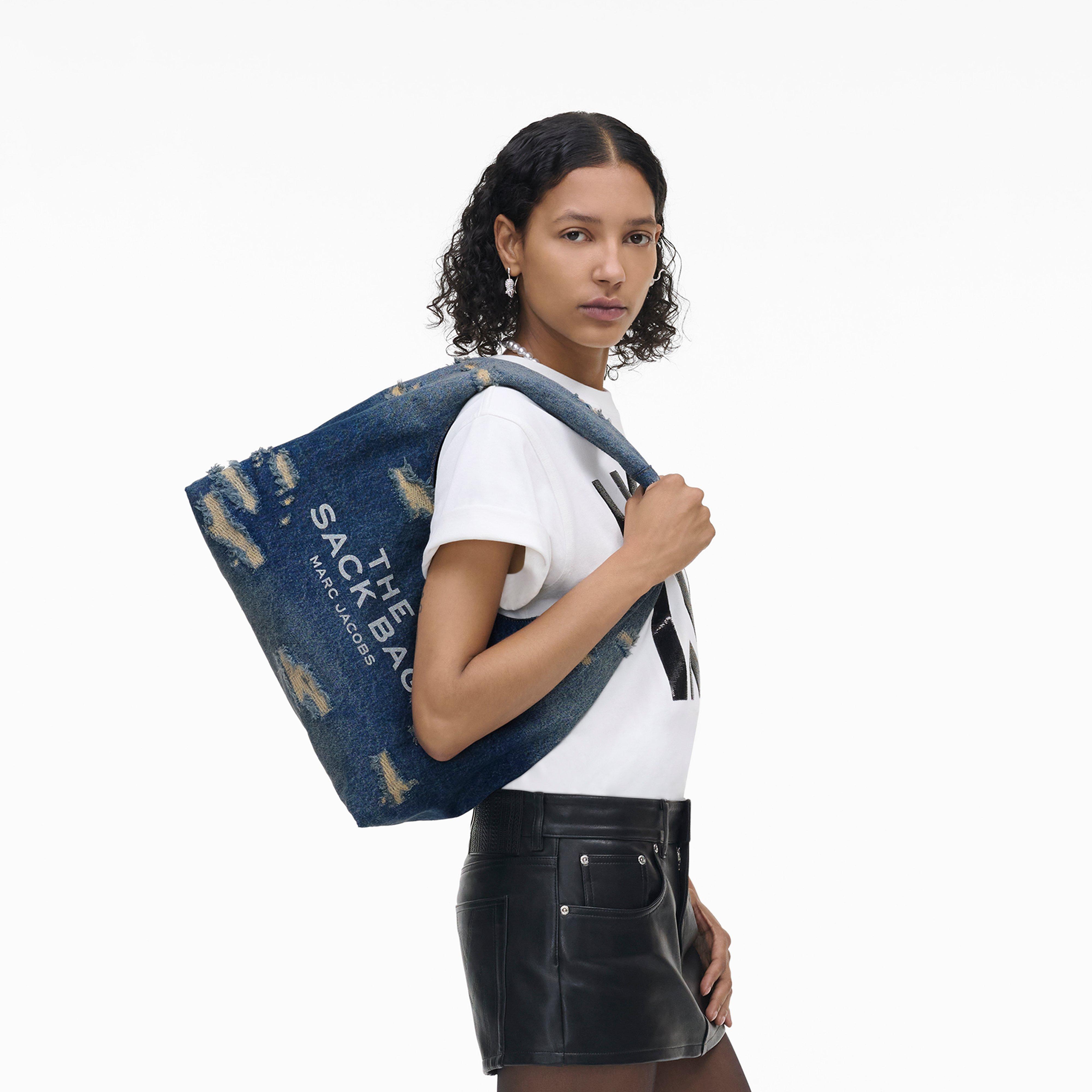 The Rip and Repair Denim Sack Bag | Marc Jacobs | Official Site