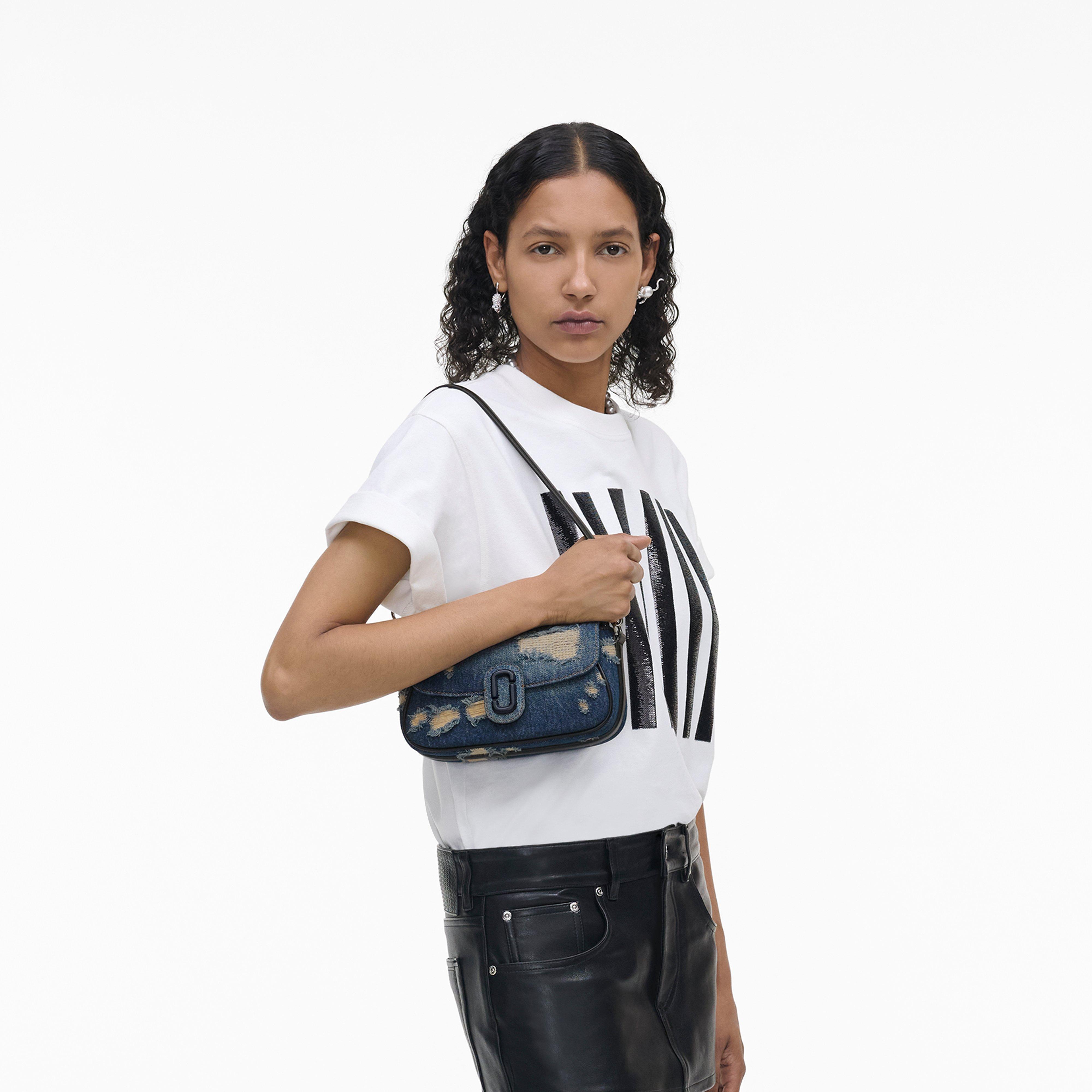 Marc Jacobs The Rip And Repair Denim Clover Shoulder Bag International ...