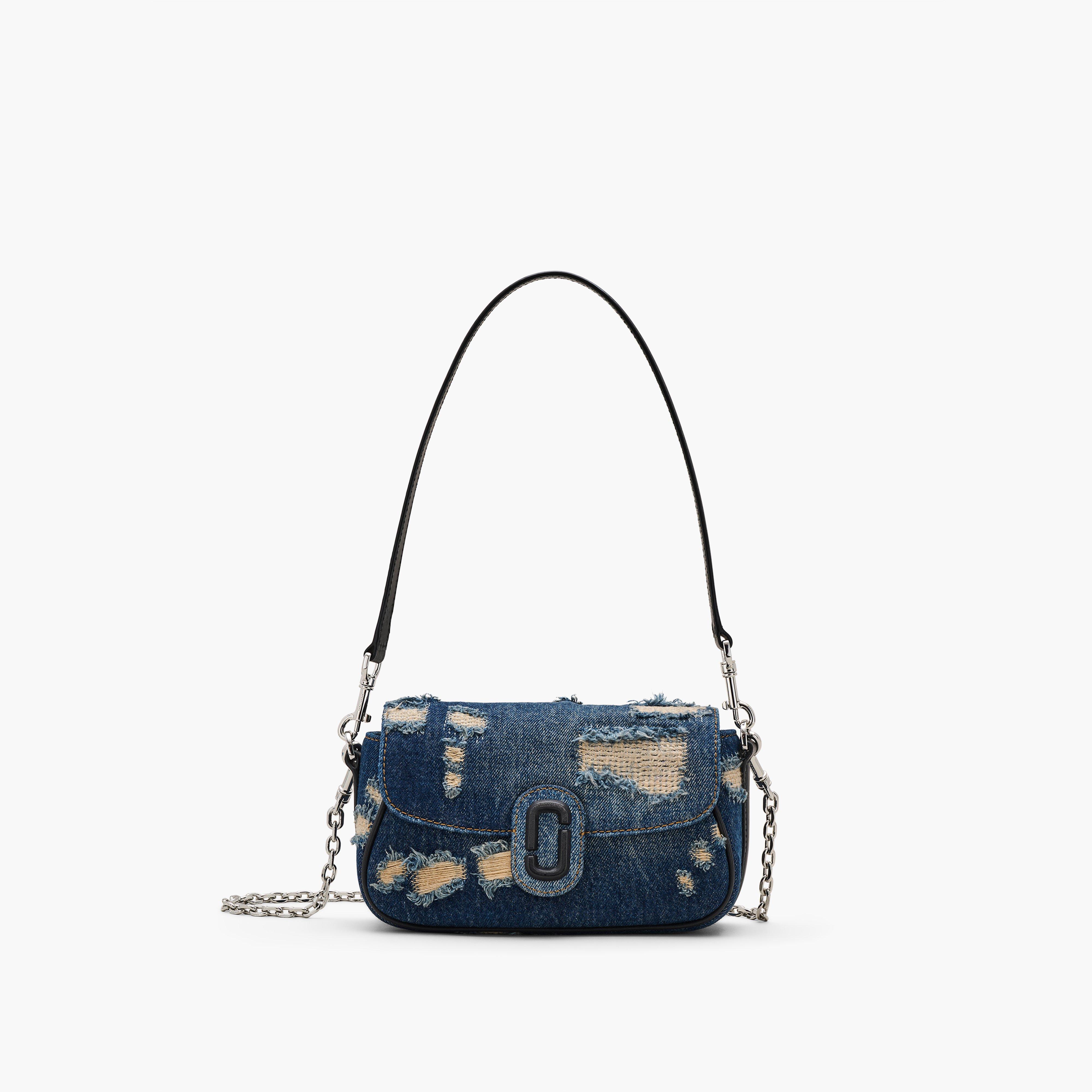 The Rip and Repair Denim Clover Shoulder Bag | Marc Jacobs | Official Site