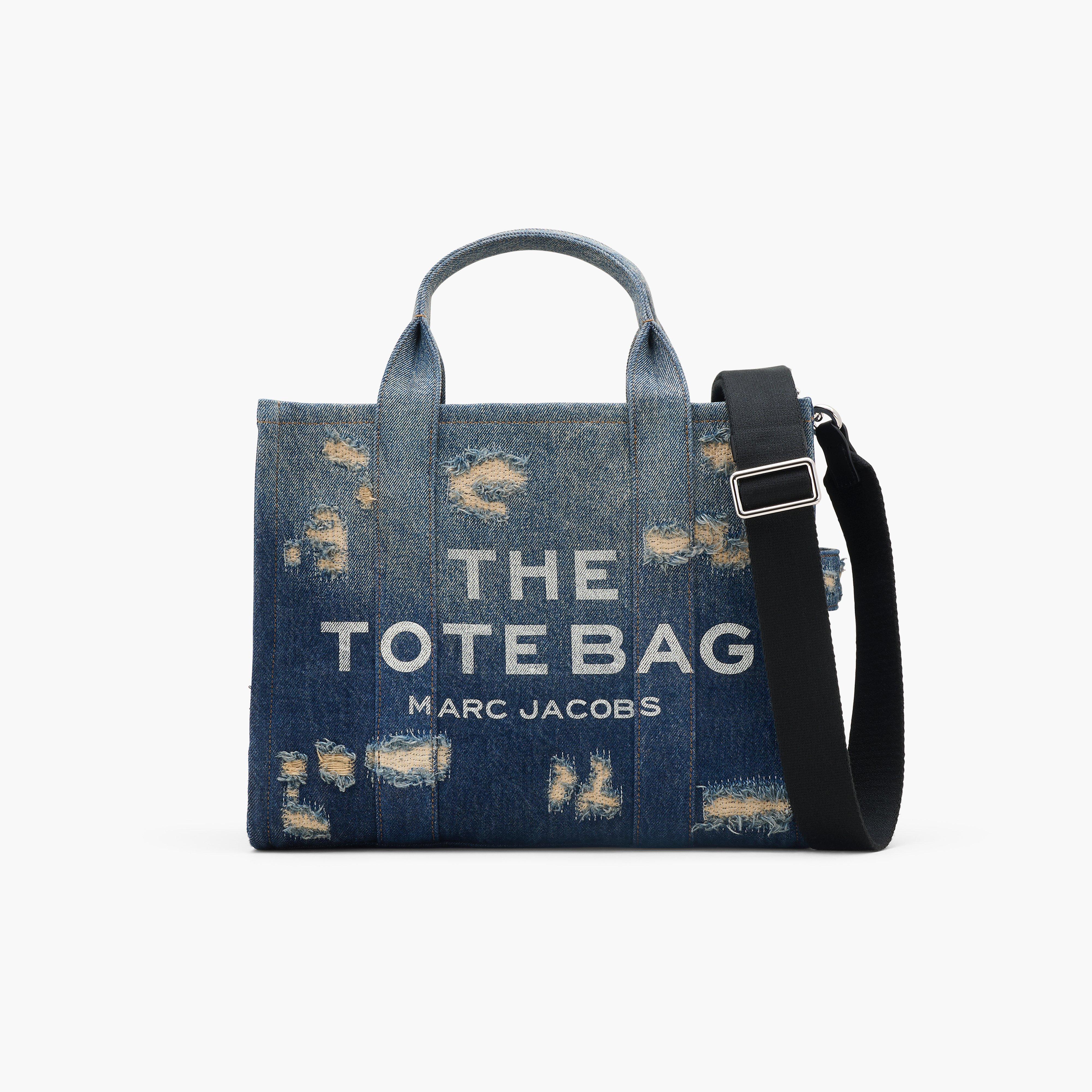 The Rip and Repair Denim Medium Tote Bag | Marc Jacobs | Official Site