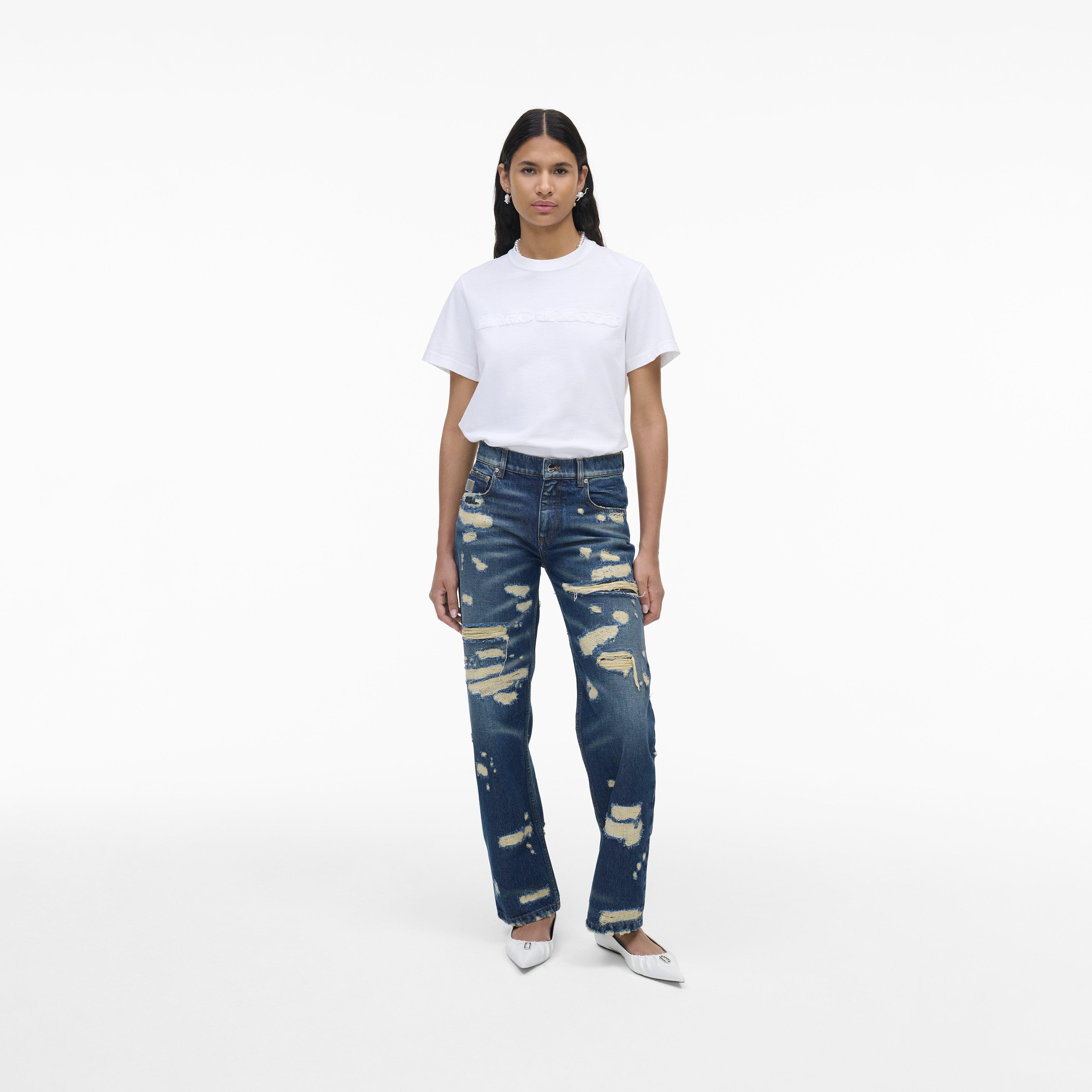 The Rip And Repair Straight Jean | Marc Jacobs | Site Officiel