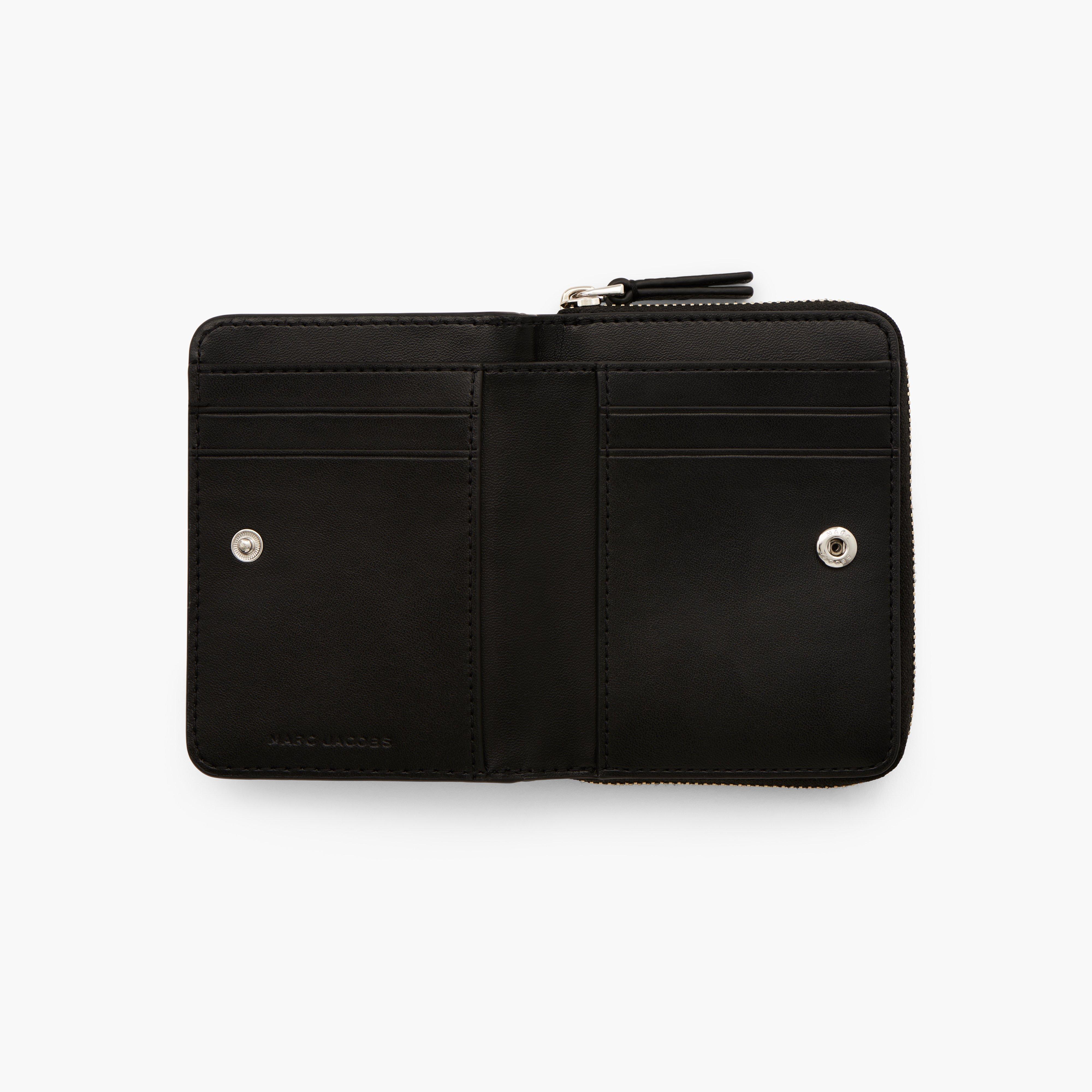 The Zebra Leather Mini Compact Wallet | Marc Jacobs | Official Site