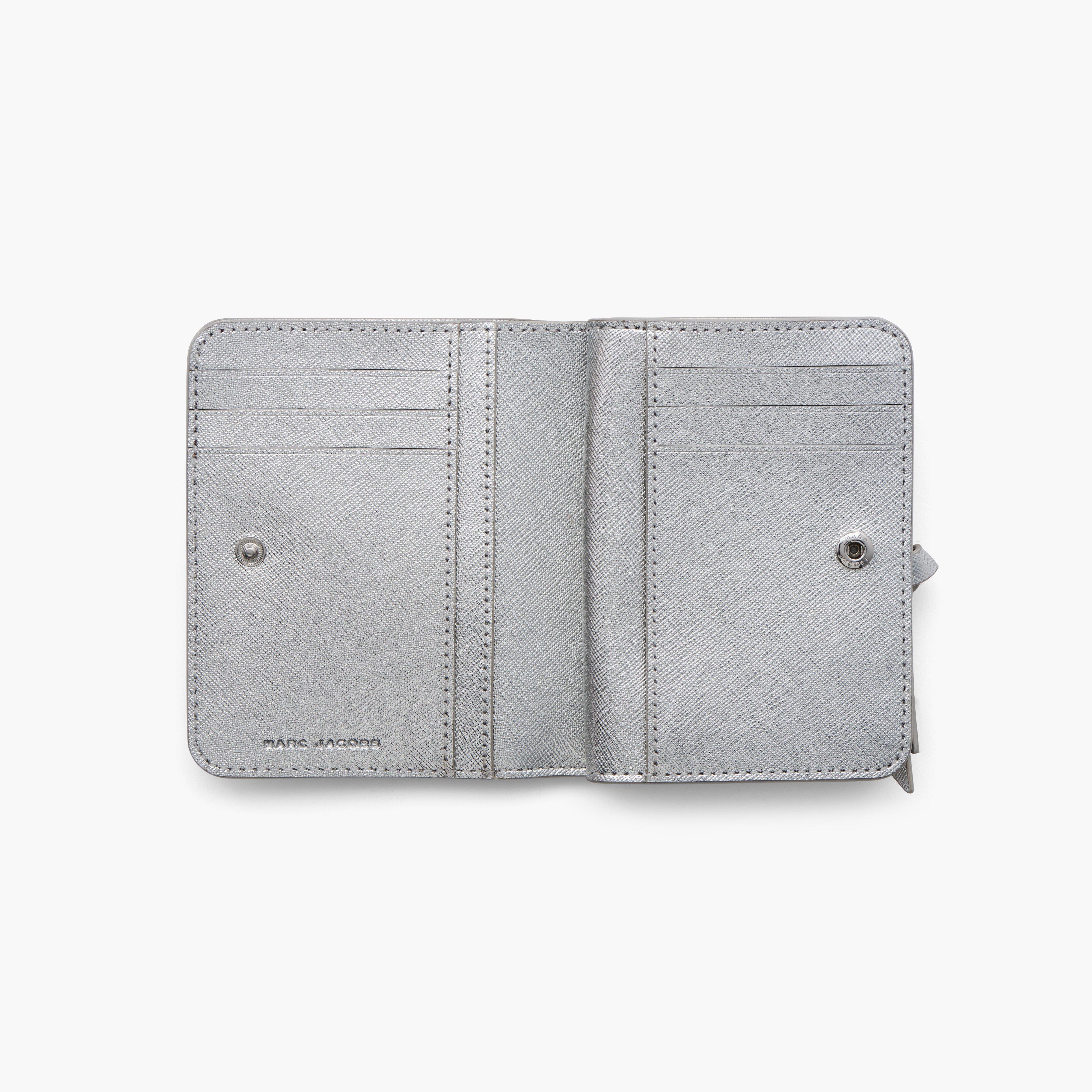 The Metallic Utility Snapshot Mini Compact Wallet | Marc Jacobs ...
