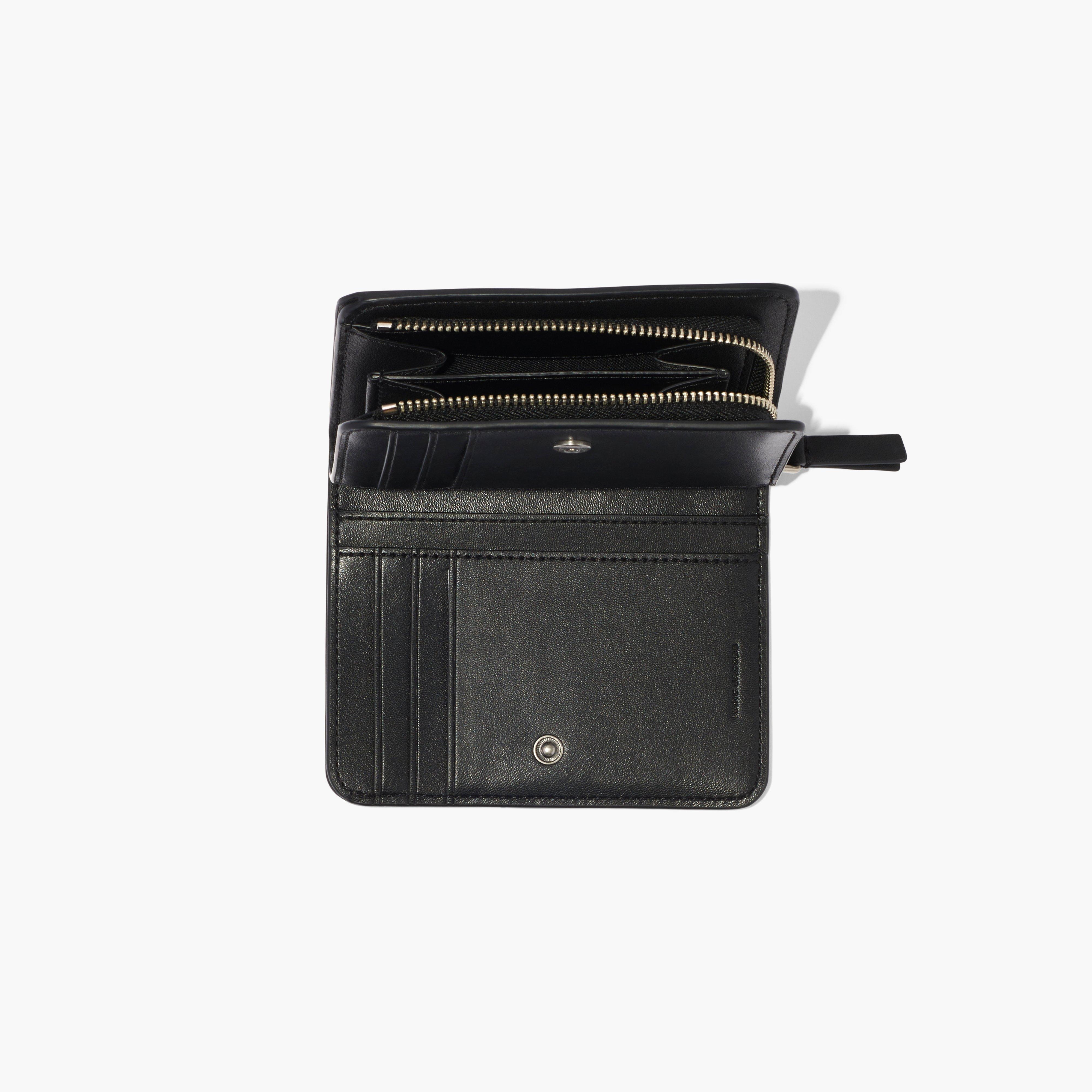 The Striped J Marc Mini Compact Wallet| Marc Jacobs | Official Site