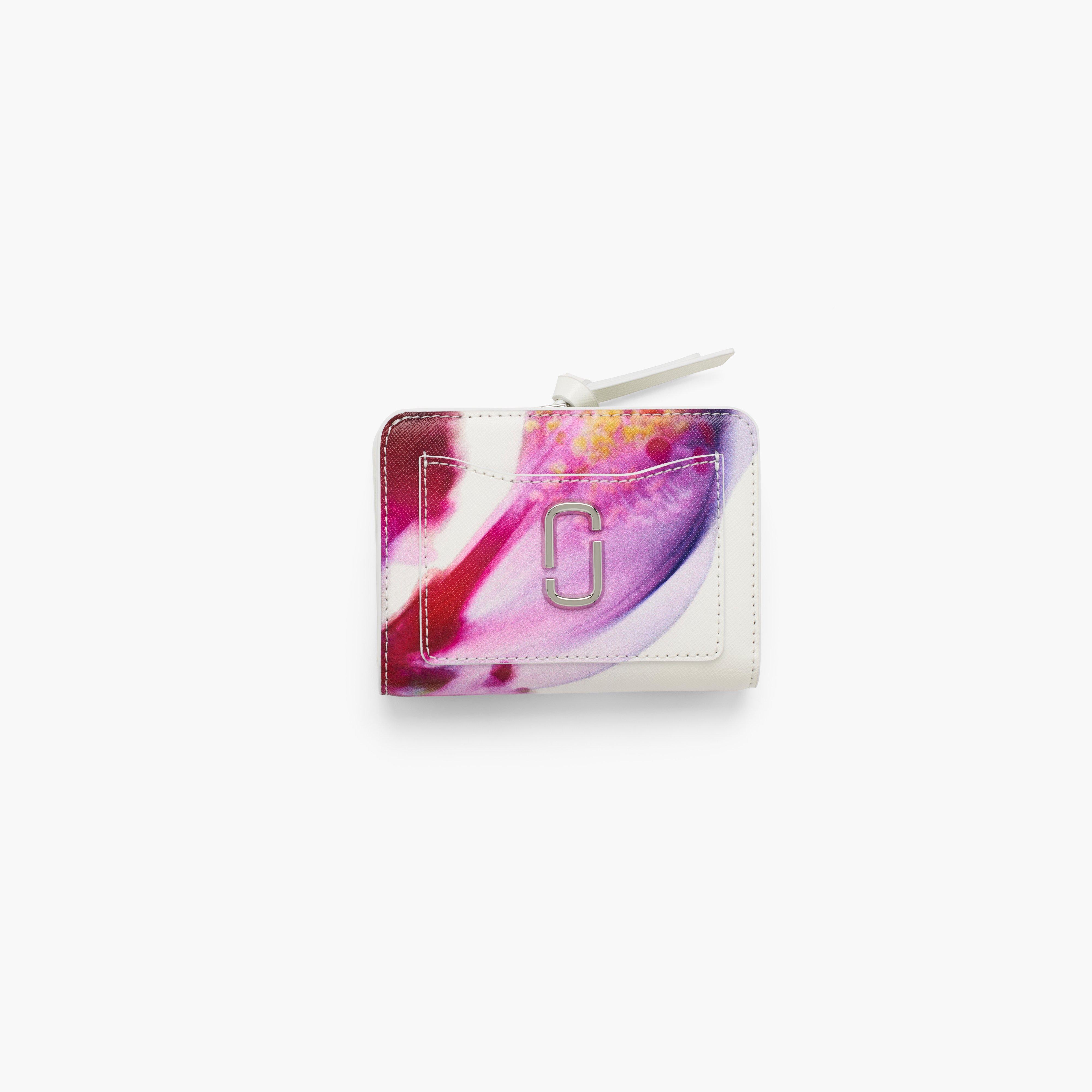The Future Floral Utility Snapshot Mini Compact Wallet | Marc Jacobs ...