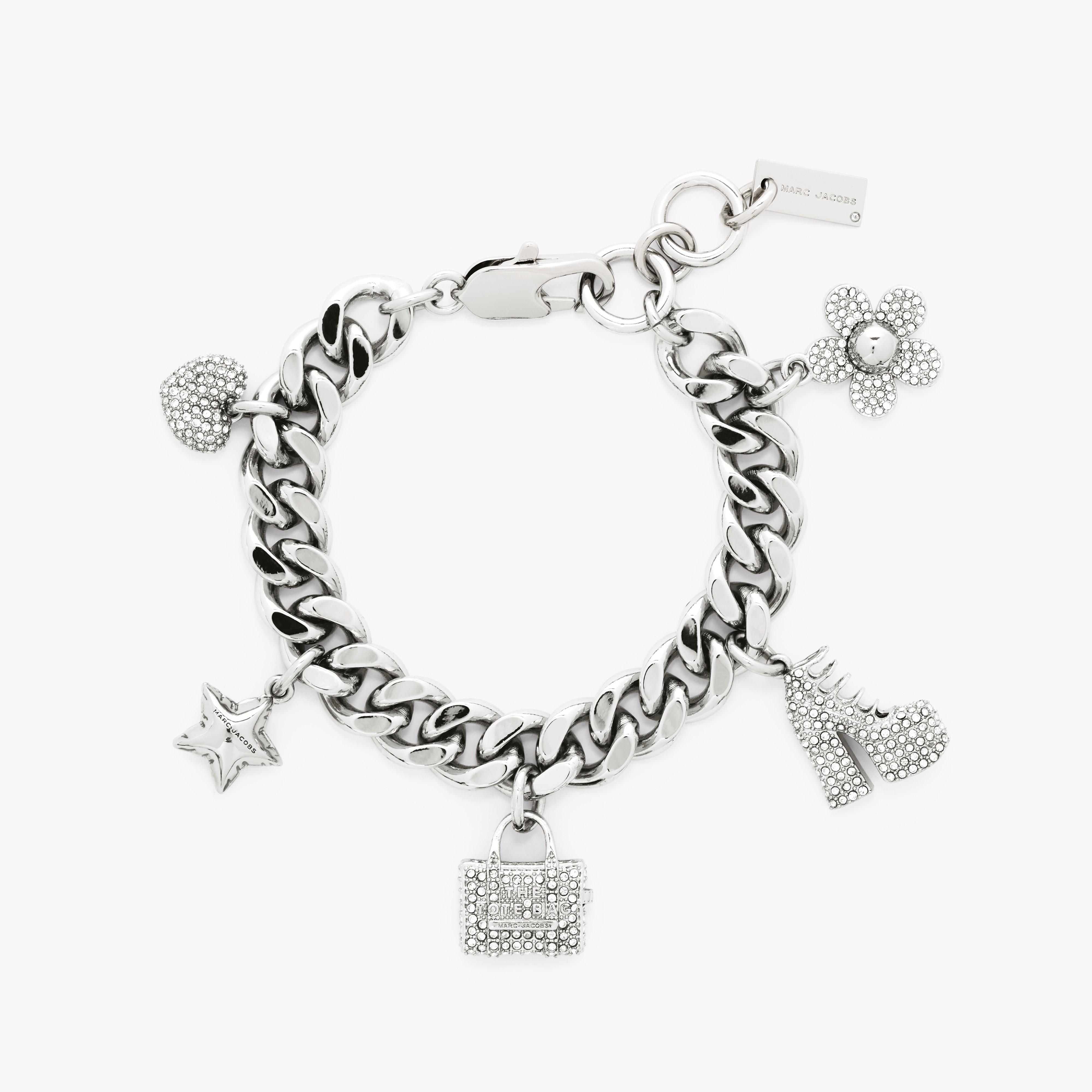 The Pave Mini Icon Charm Bracelet | Marc Jacobs | Official Site