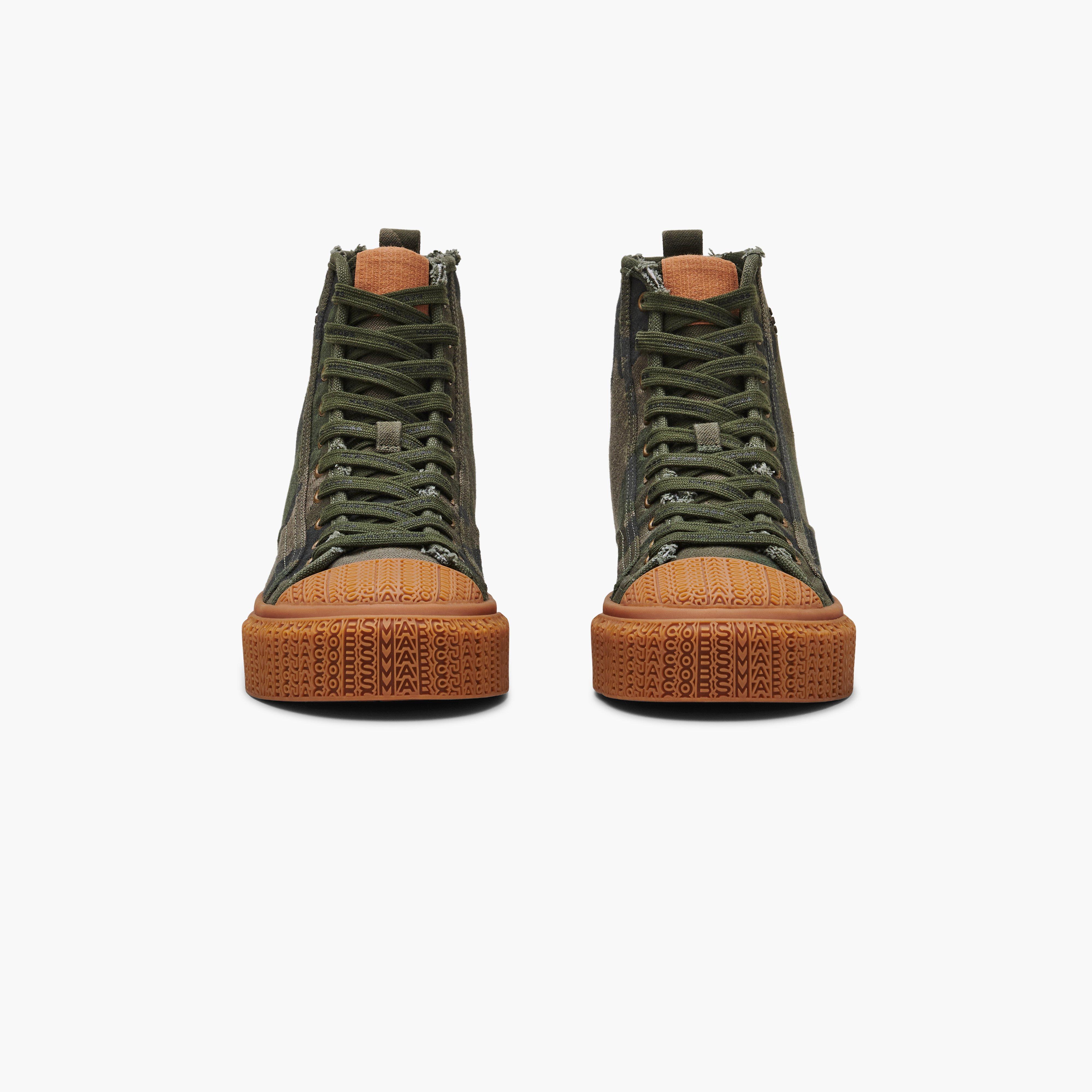The Camo Jacquard High Top Sneaker | Marc Jacobs | Official Site