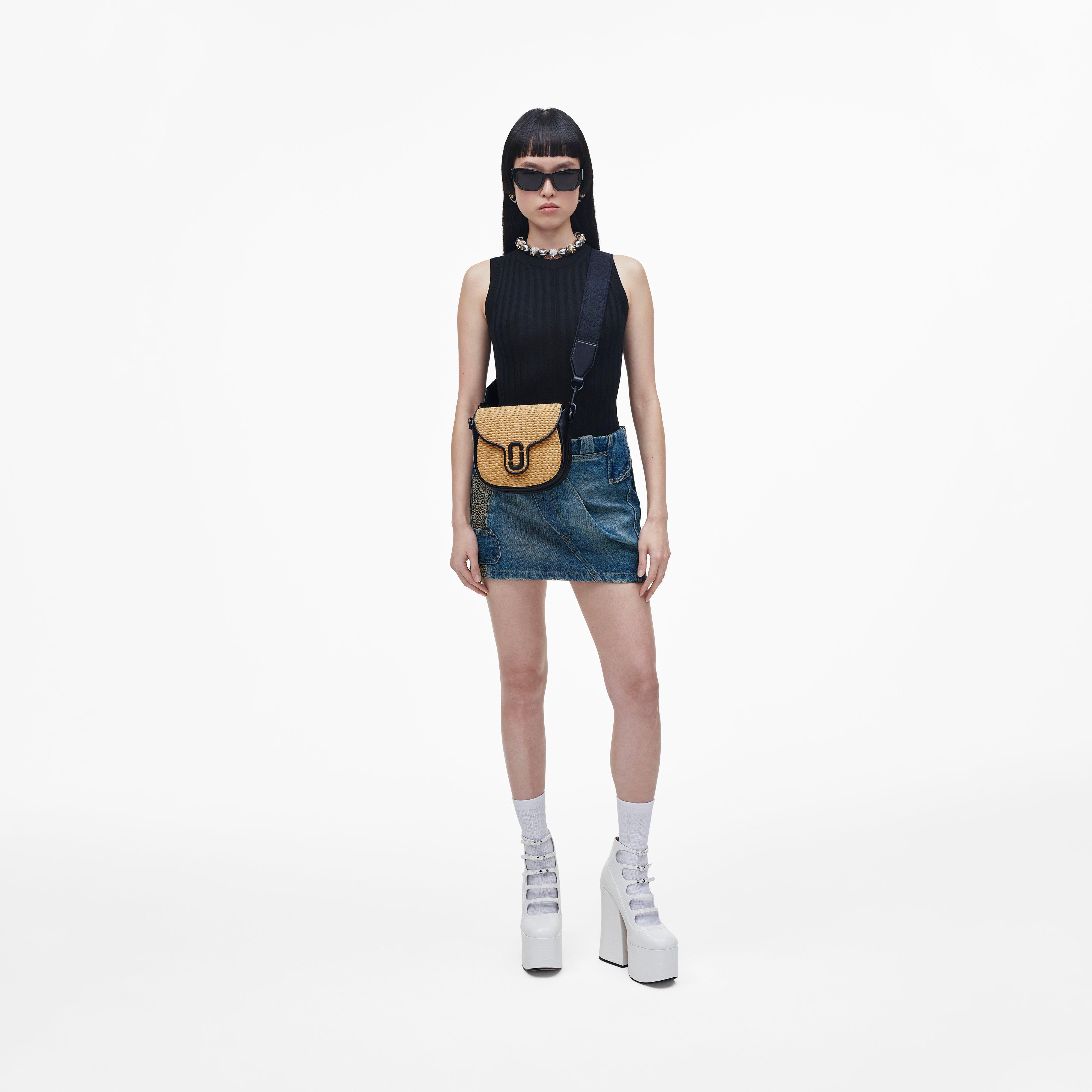 The Woven J Marc Small Saddle Bag | Marc Jacobs | Official Site