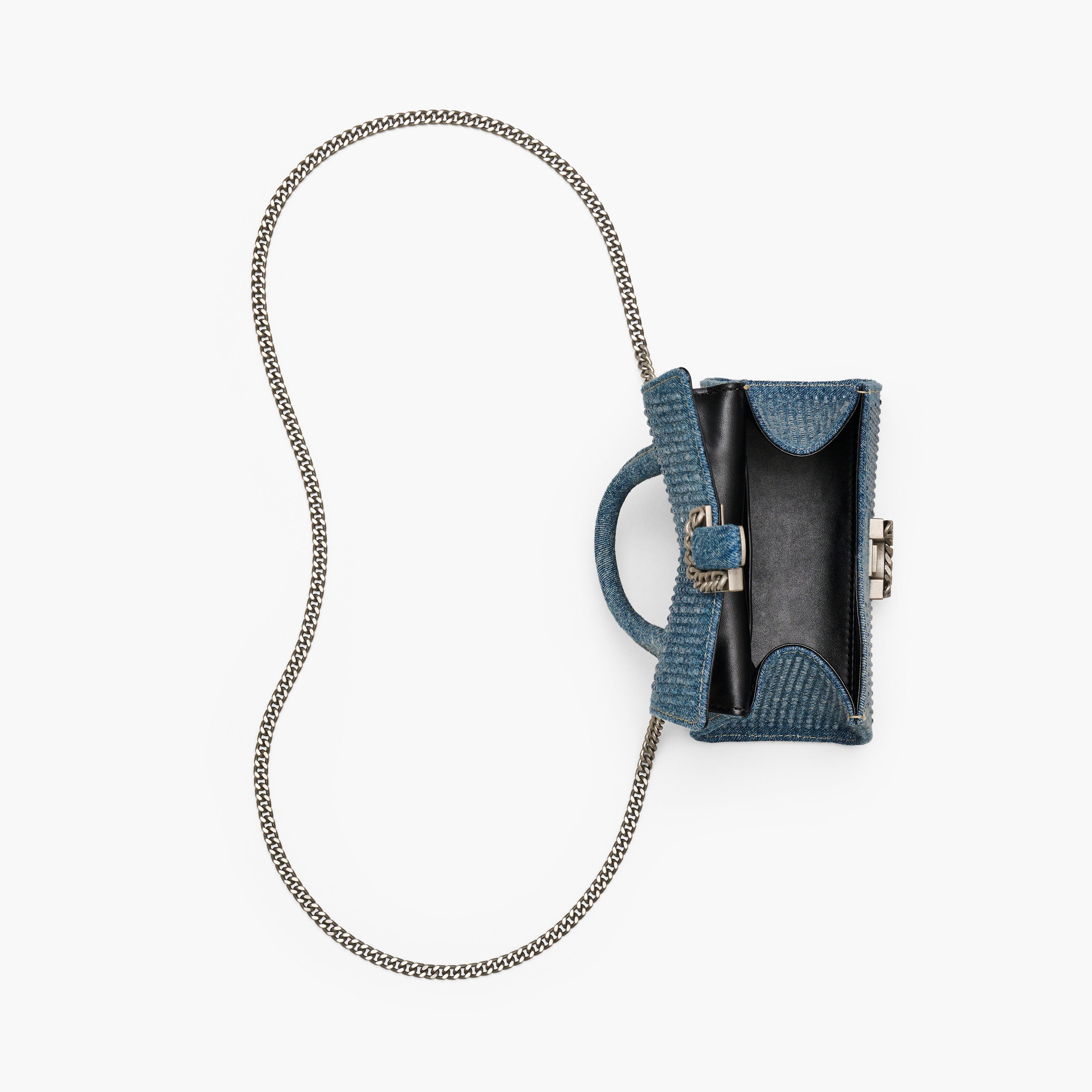 The Crystal Denim St. Marc Mini Top Handle | Marc Jacobs | Official Site