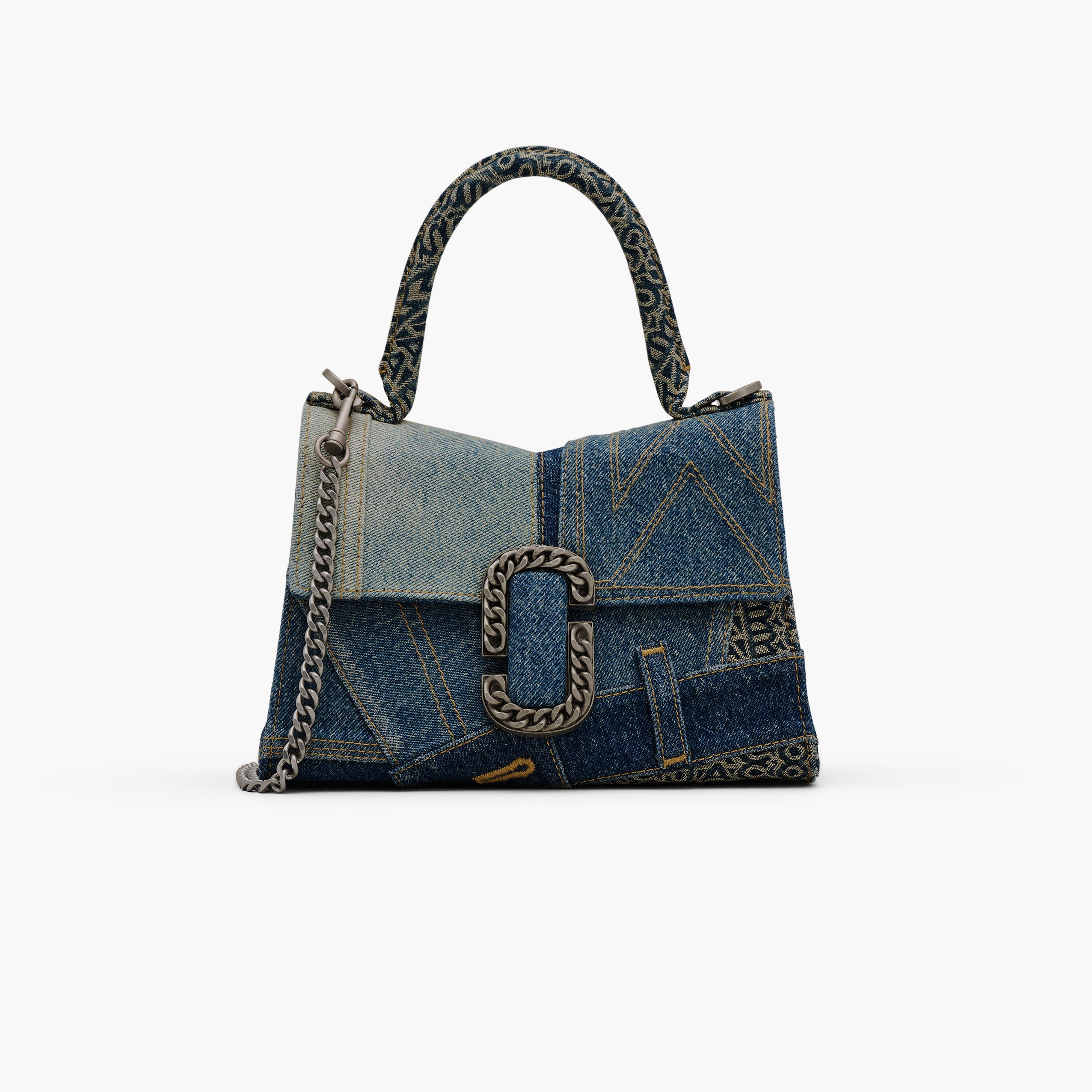 The Deconstructed Denim St. Marc Top Handle | Marc Jacobs | Official Site