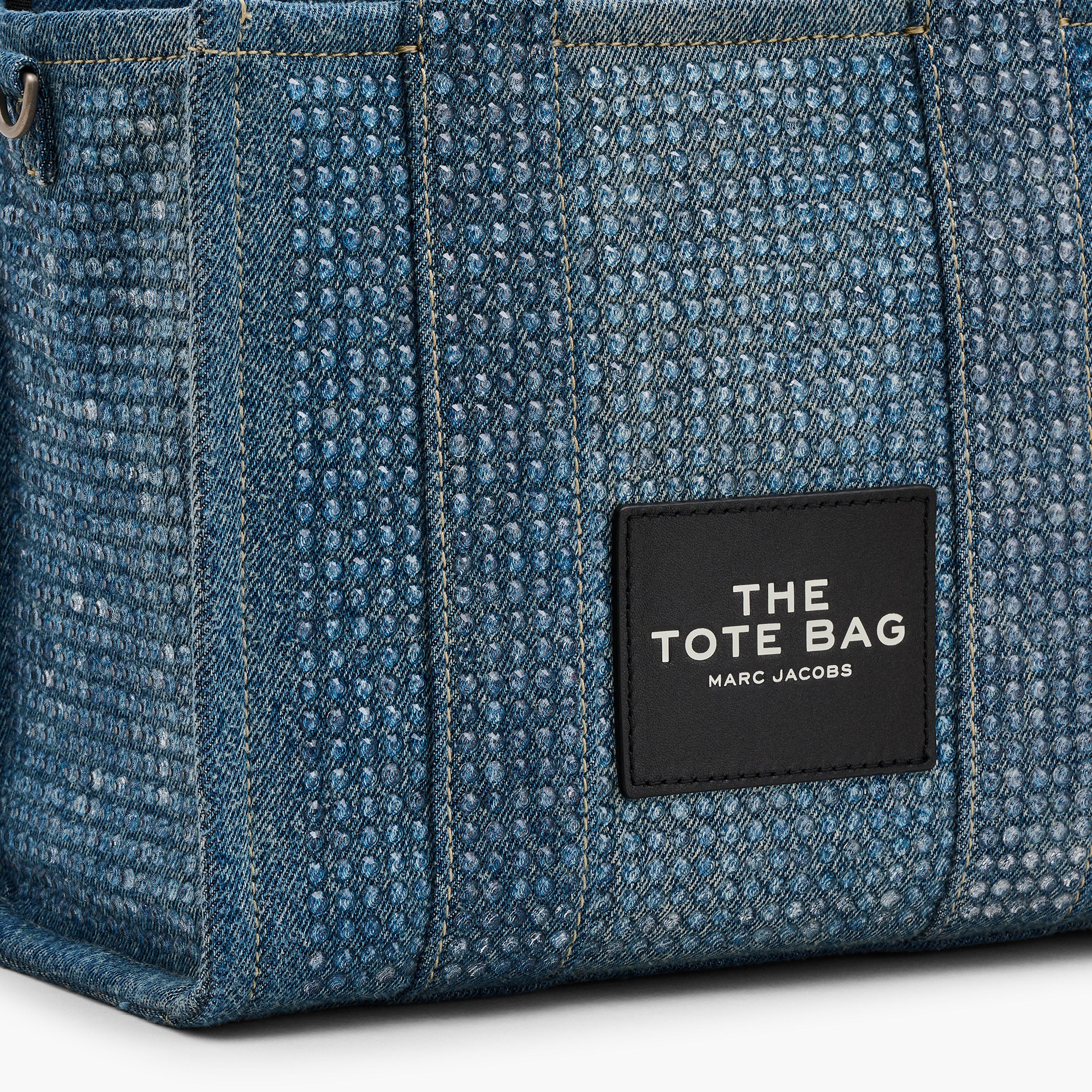 The Crystal Denim Small Tote Bag | Marc Jacobs | Official Site