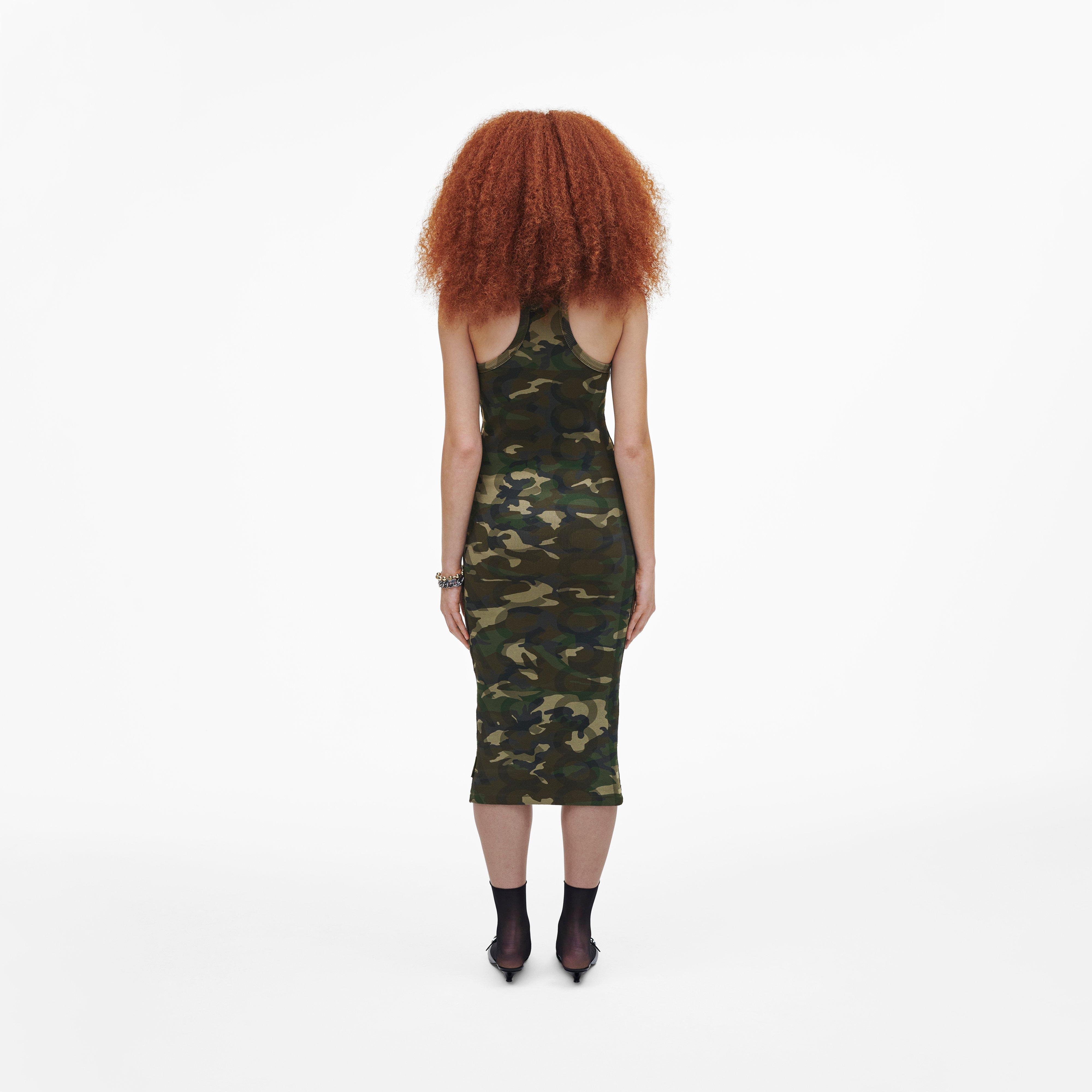 Camo Racer Rib Dress | Marc Jacobs | Sitio web oficial