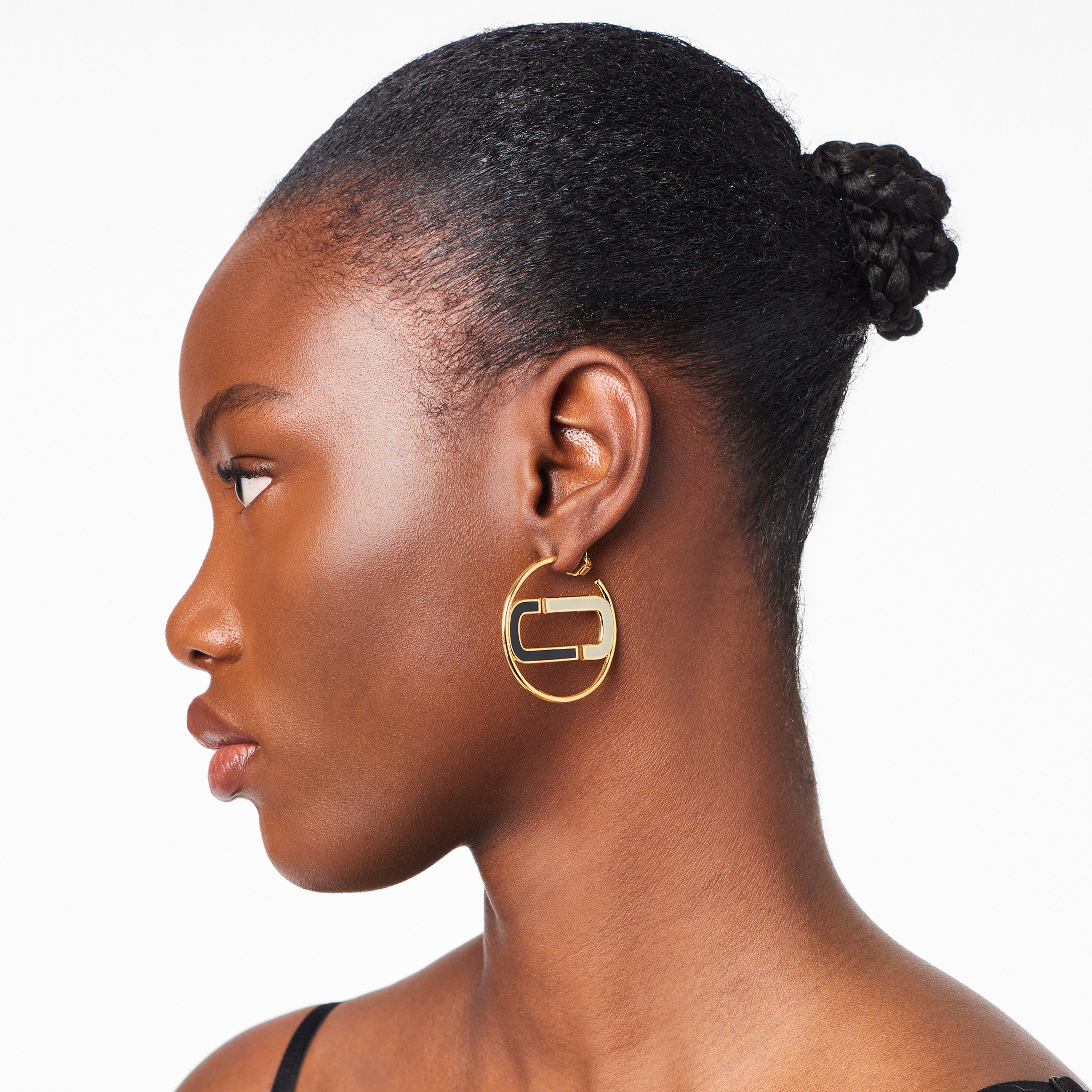 The J Marc Colorblock Hoops | Marc Jacobs | Official Site