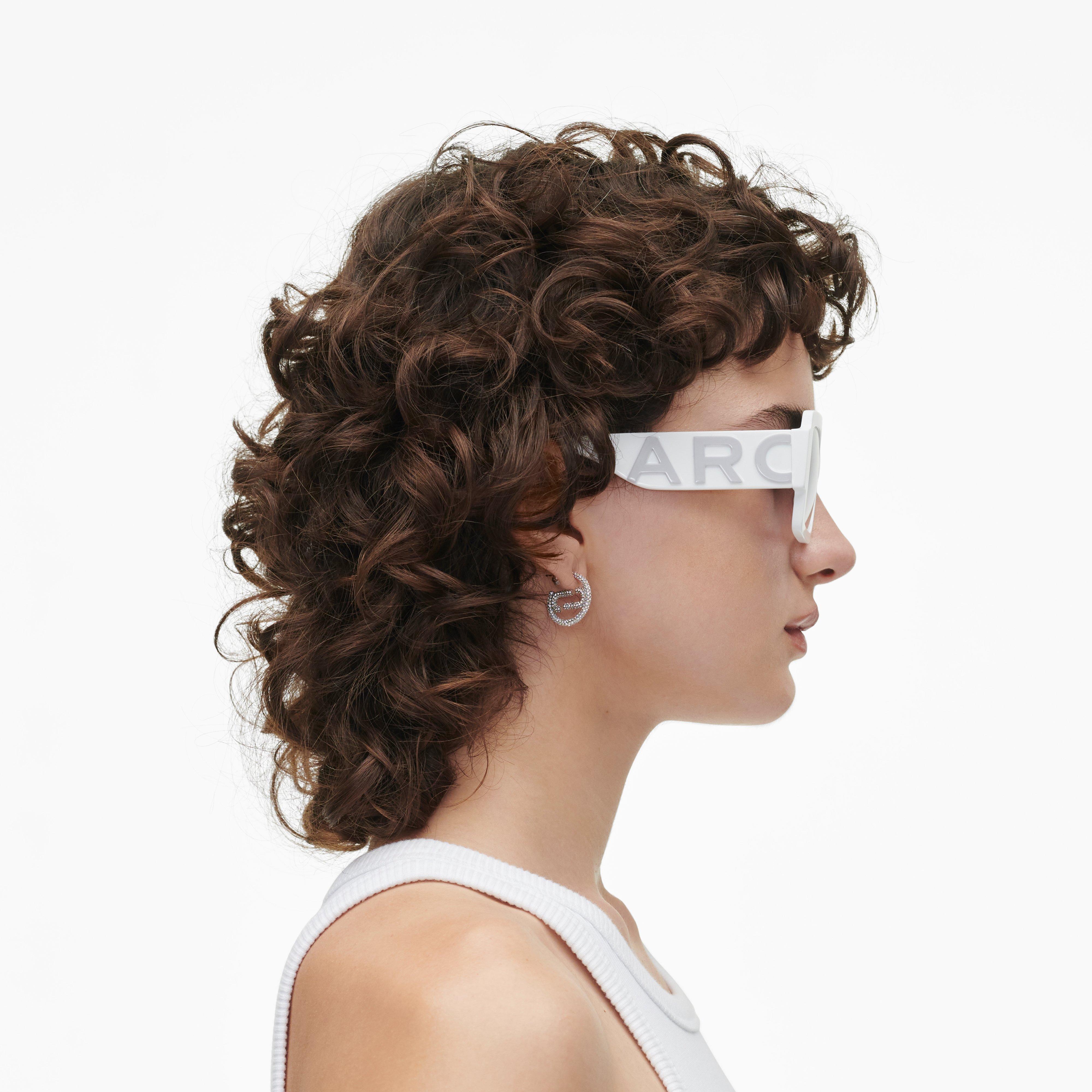 The Bold Logo Square Mirrored Sunglasses | Marc Jacobs | Official Site