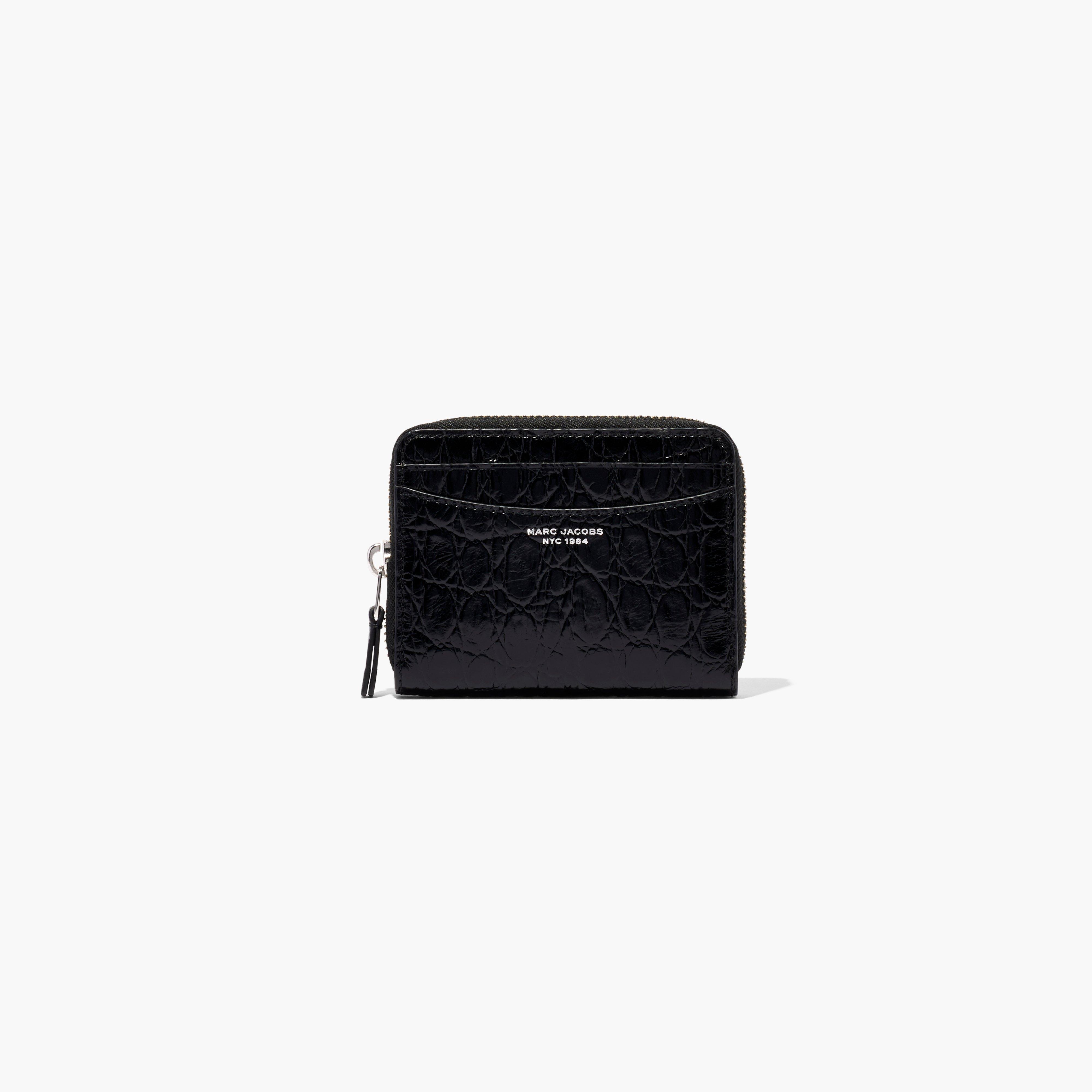 The Slim 84 Croc-Embossed Zip Around Wallet | Marc Jacobs | Official Site