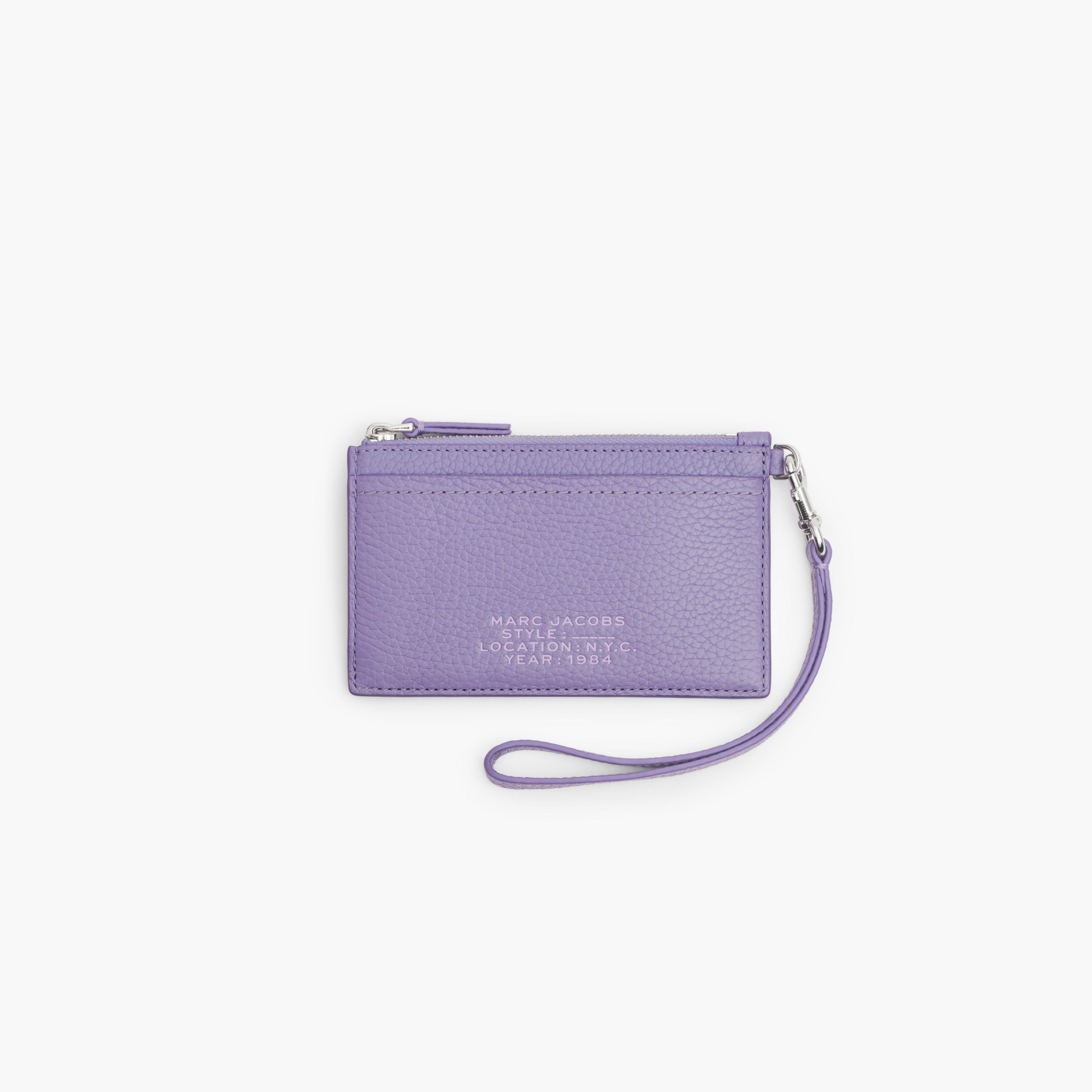 The Leather Top Zip Wristlet | Marc Jacobs | Official Site
