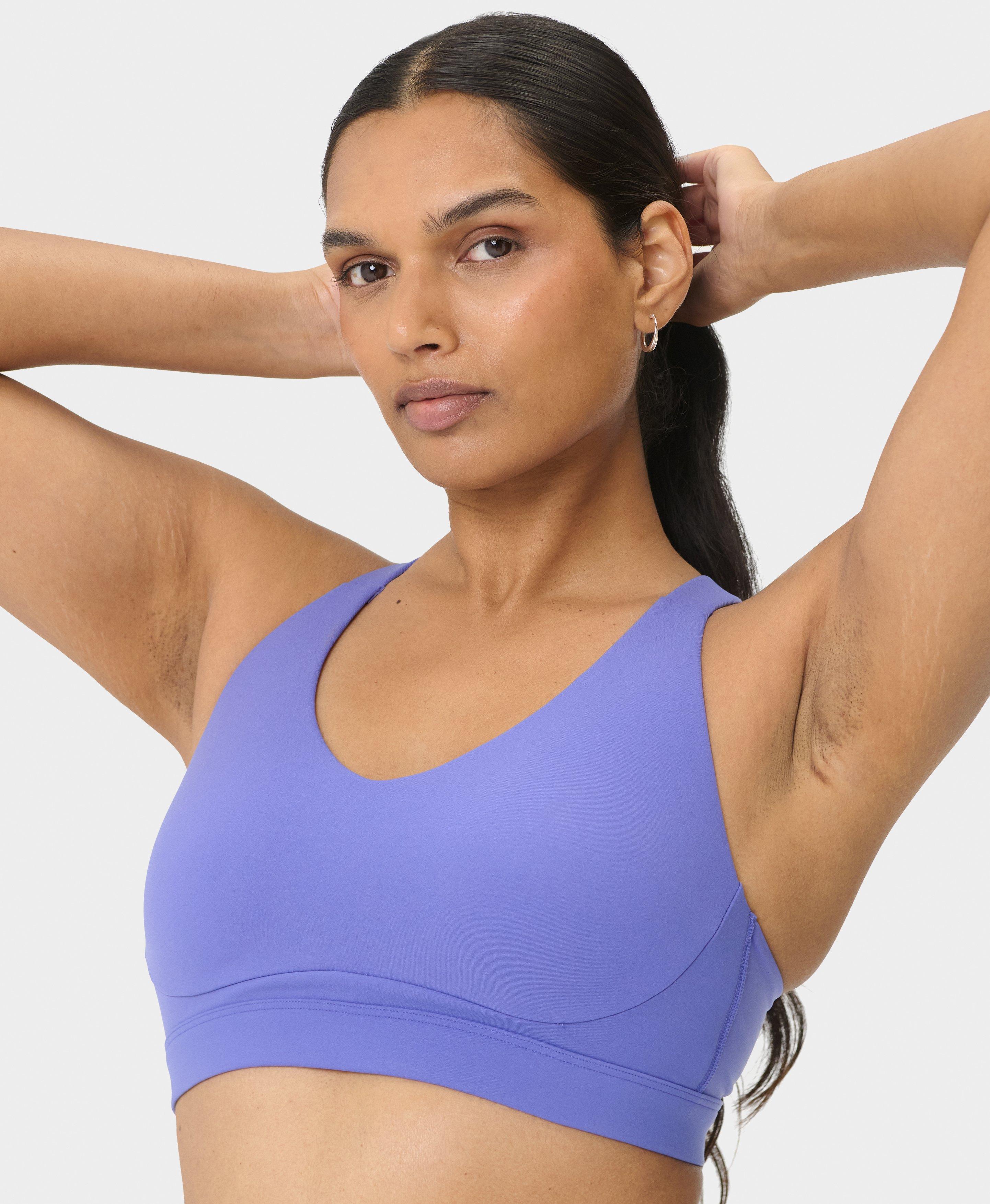 Power Pulse Bra - Aura Blue | Women's Sports Bras | Sweaty Betty