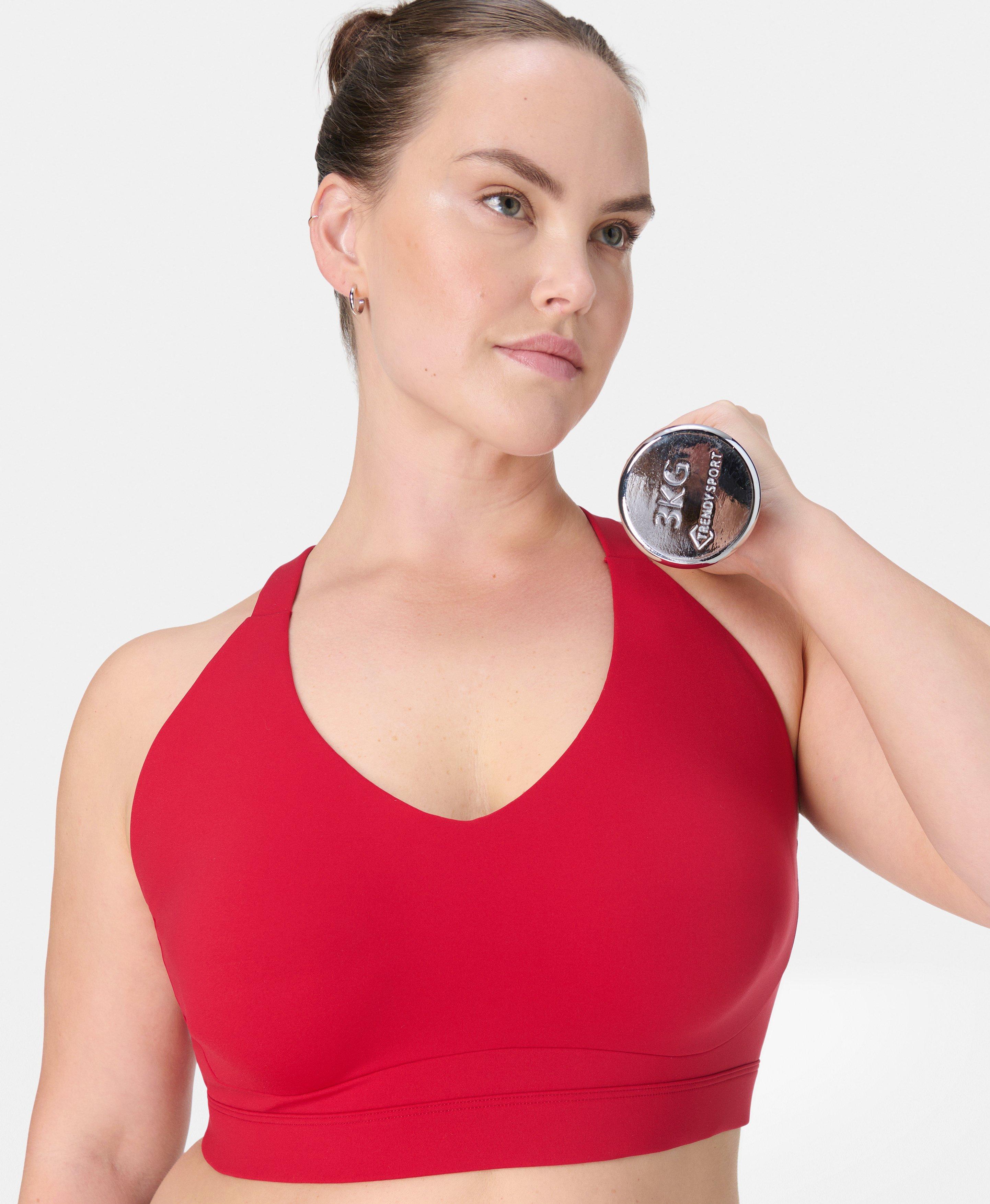 Power Pulse Bra - Pepper Red | Women's Sports Bras | Sweaty Betty
