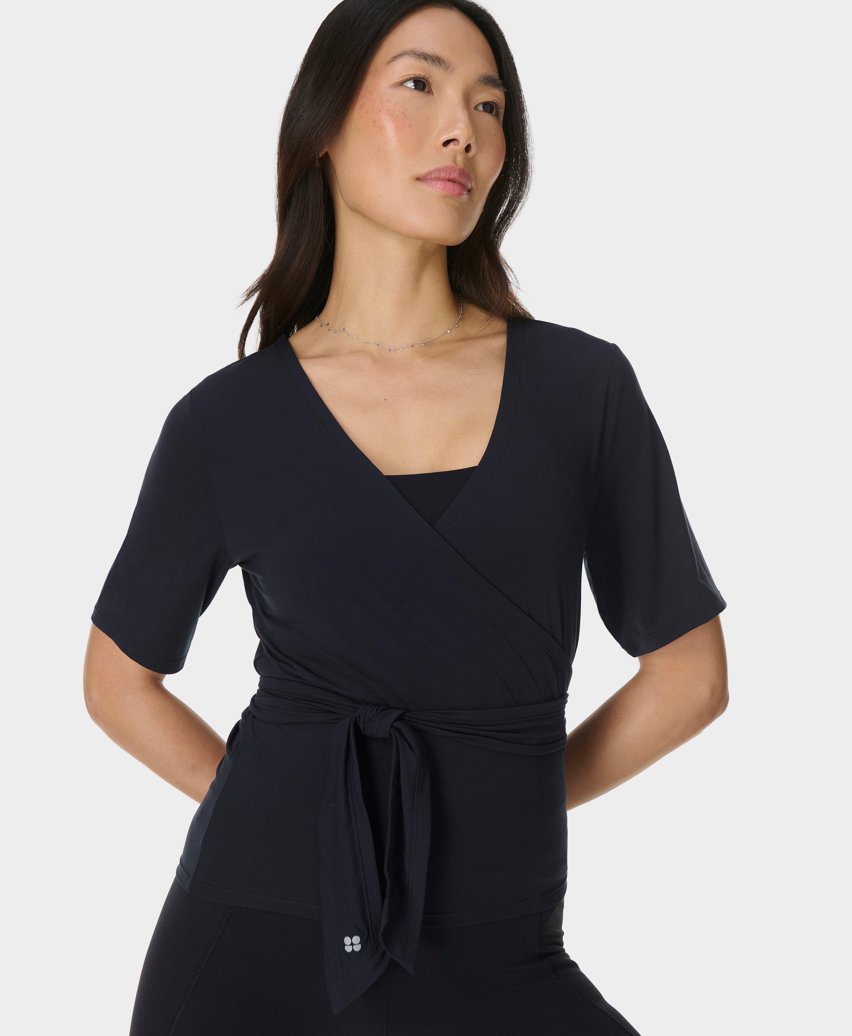 Soft Flow Studio Wear Your Way Tee - Black | Women's T-Shirts | Sweaty ...