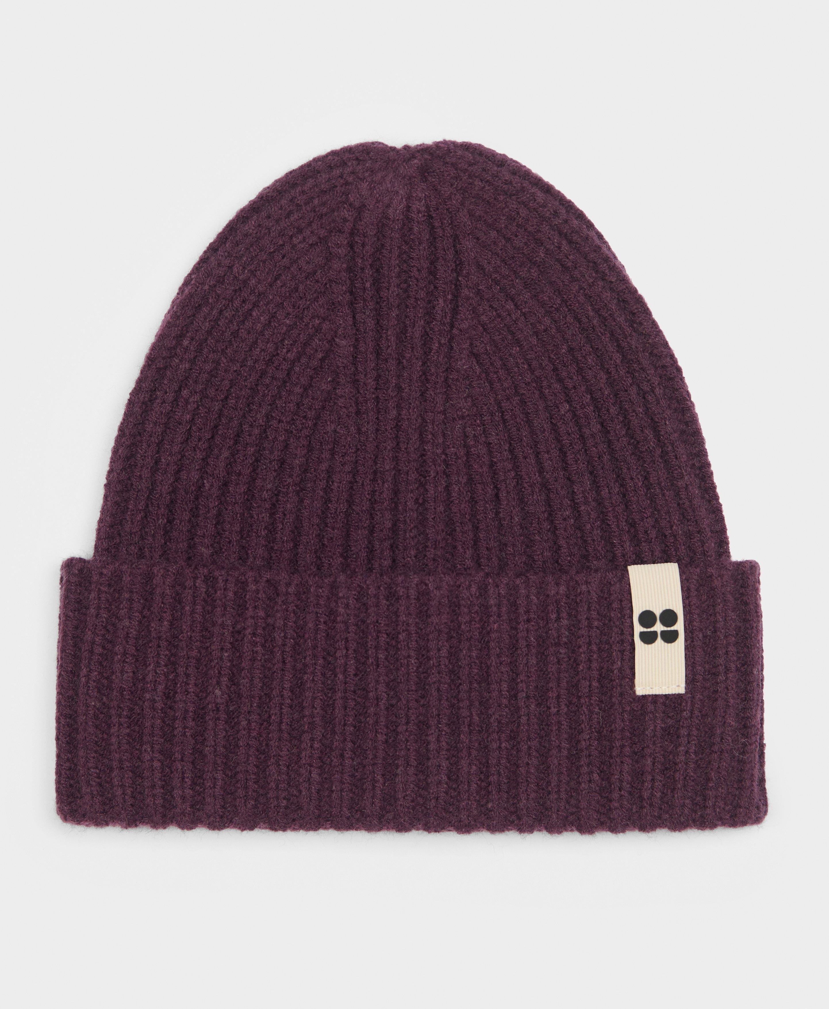 Soft Cloud Knitted Beanie - Neptune Purple | Sweaty Betty