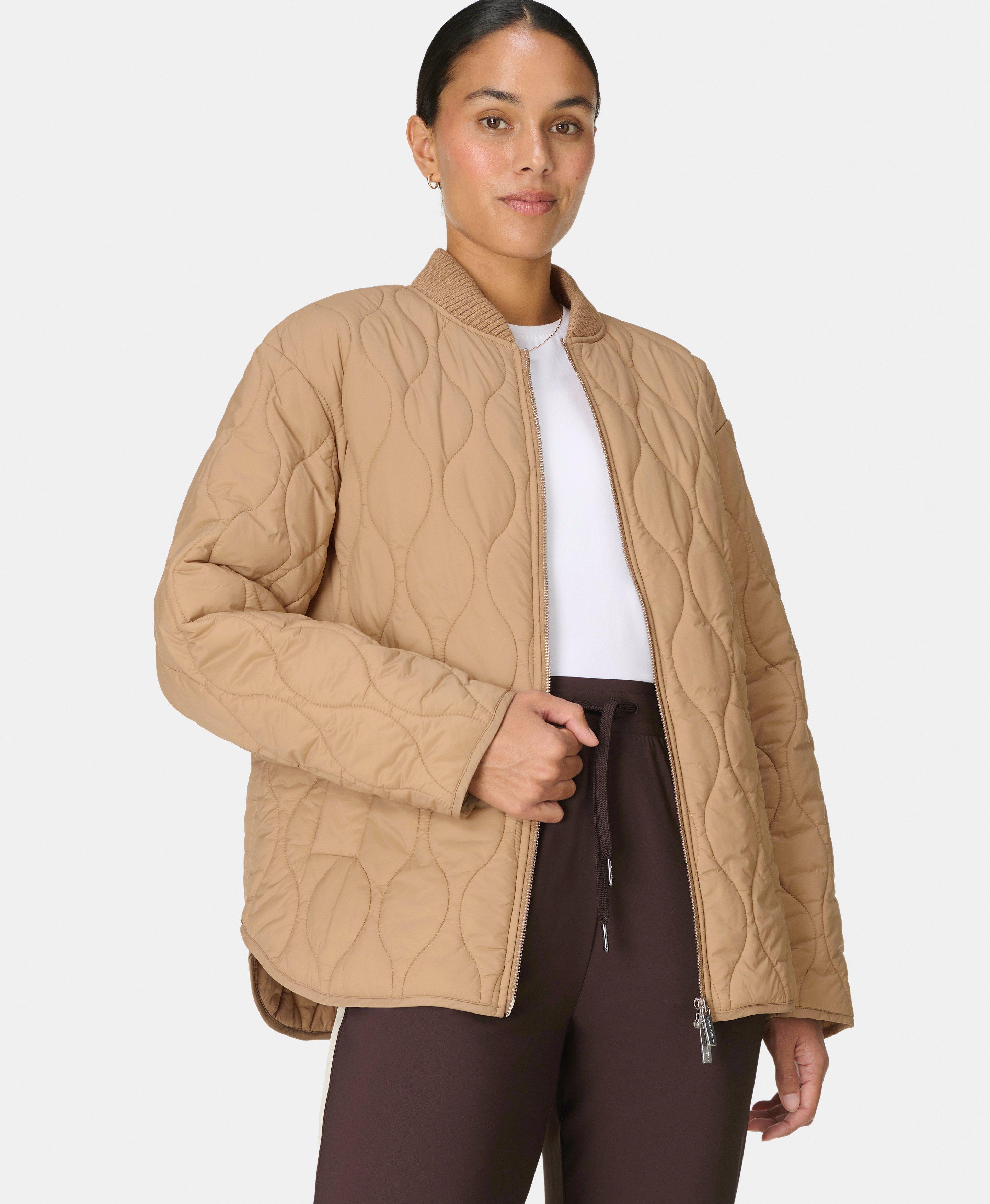 On The Move Jacket - Golden Beige | Women's Jackets + Coats | Sweaty Betty