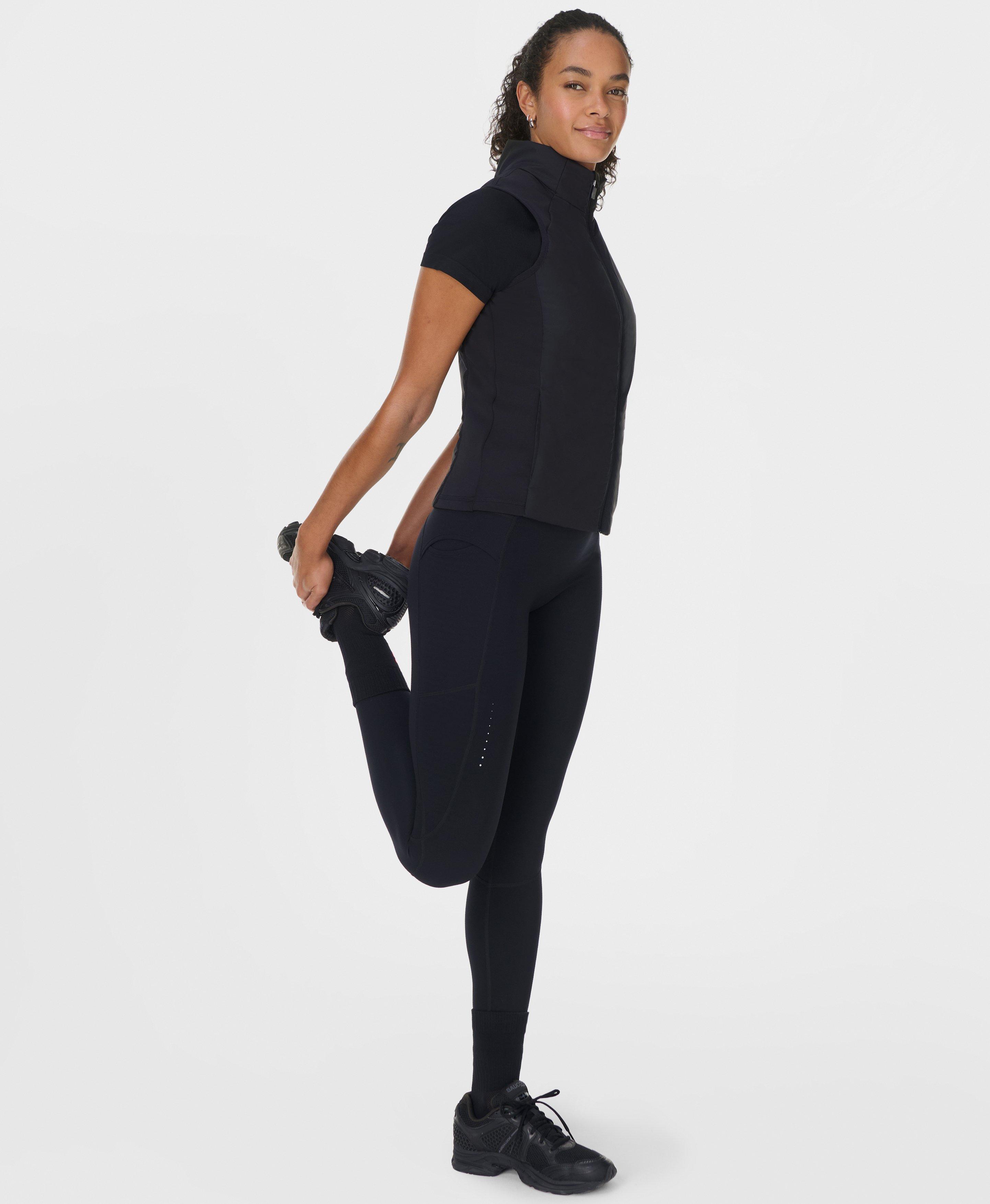 Limitless Run Gilet - Black | Women's Jackets + Coats | Sweaty Betty