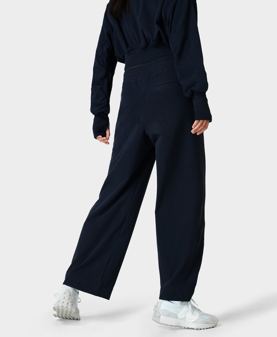Serene Luxe Fleece Pants - Navy Blue | Women's Trousers Serene Luxe Fleece Pants - Navy Blue | Women's Trousers