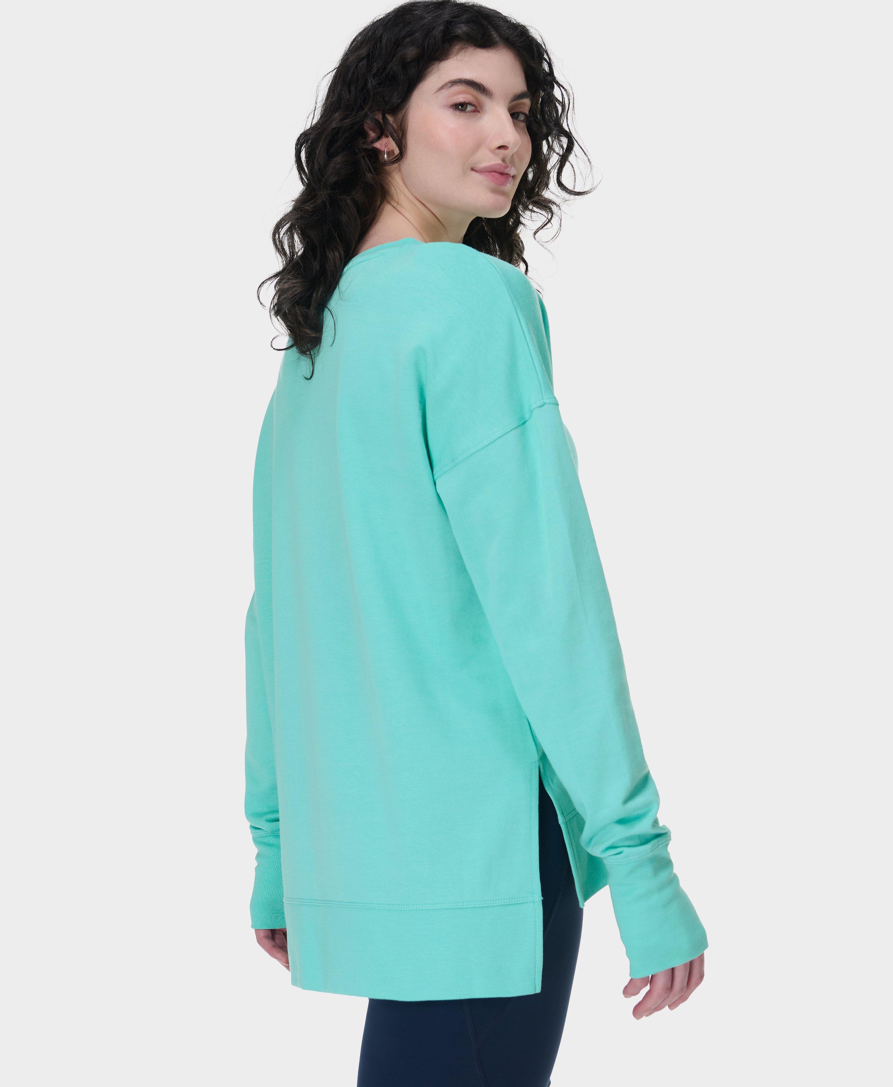 After Class Longline Sweatshirt - Seaspray Blue | Sweaty Betty