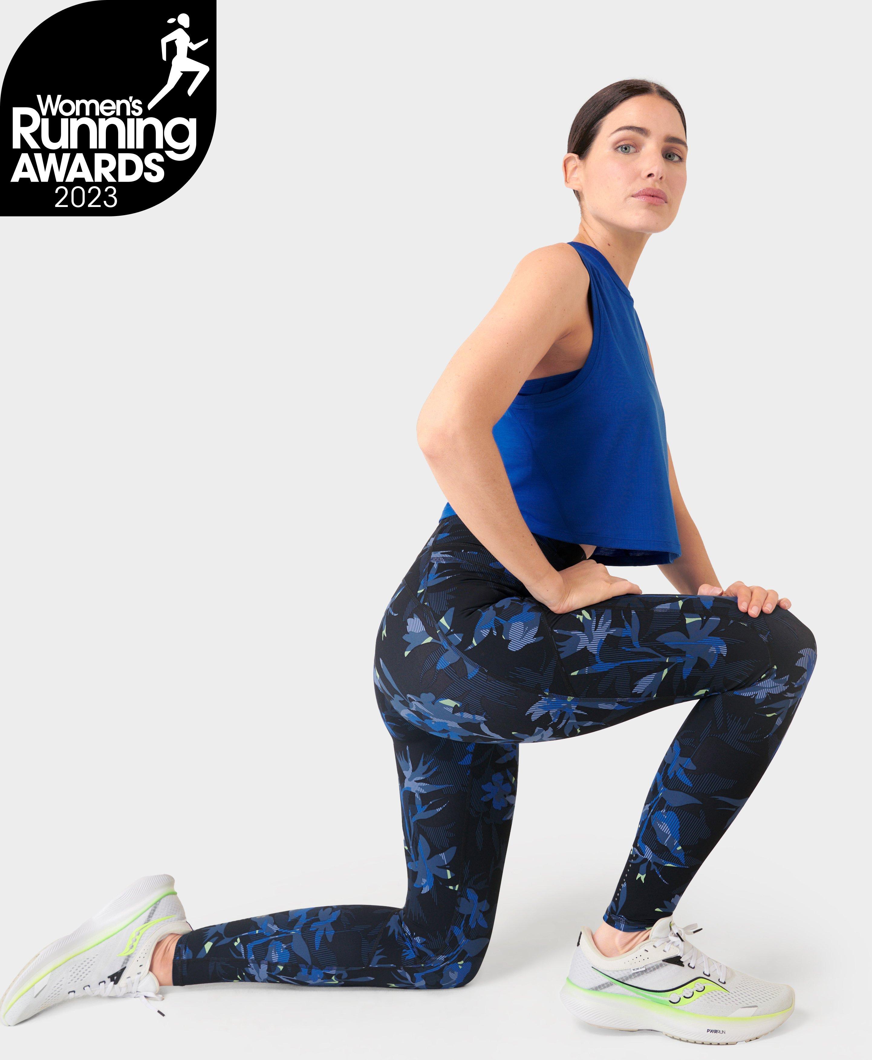 Zero Gravity Running Tight - Black Tropical Tech Print | Women's ...
