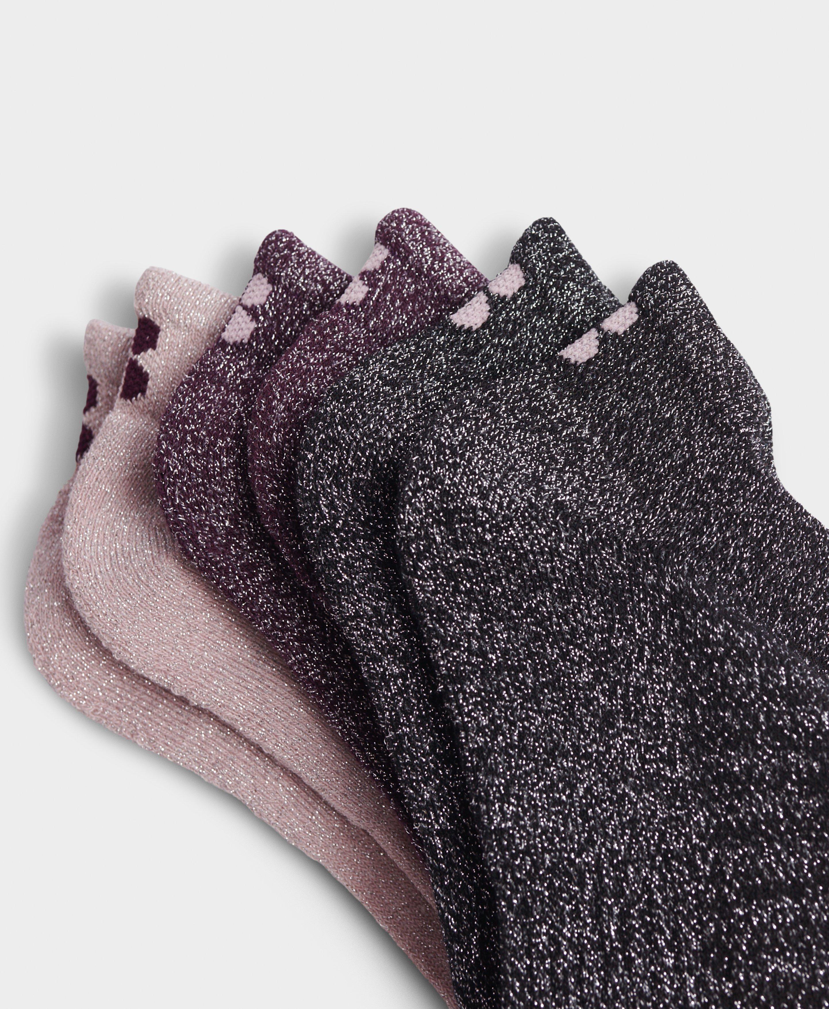 Sweaty Betty Workout Lurex Socks 3 Pack | King's Cross