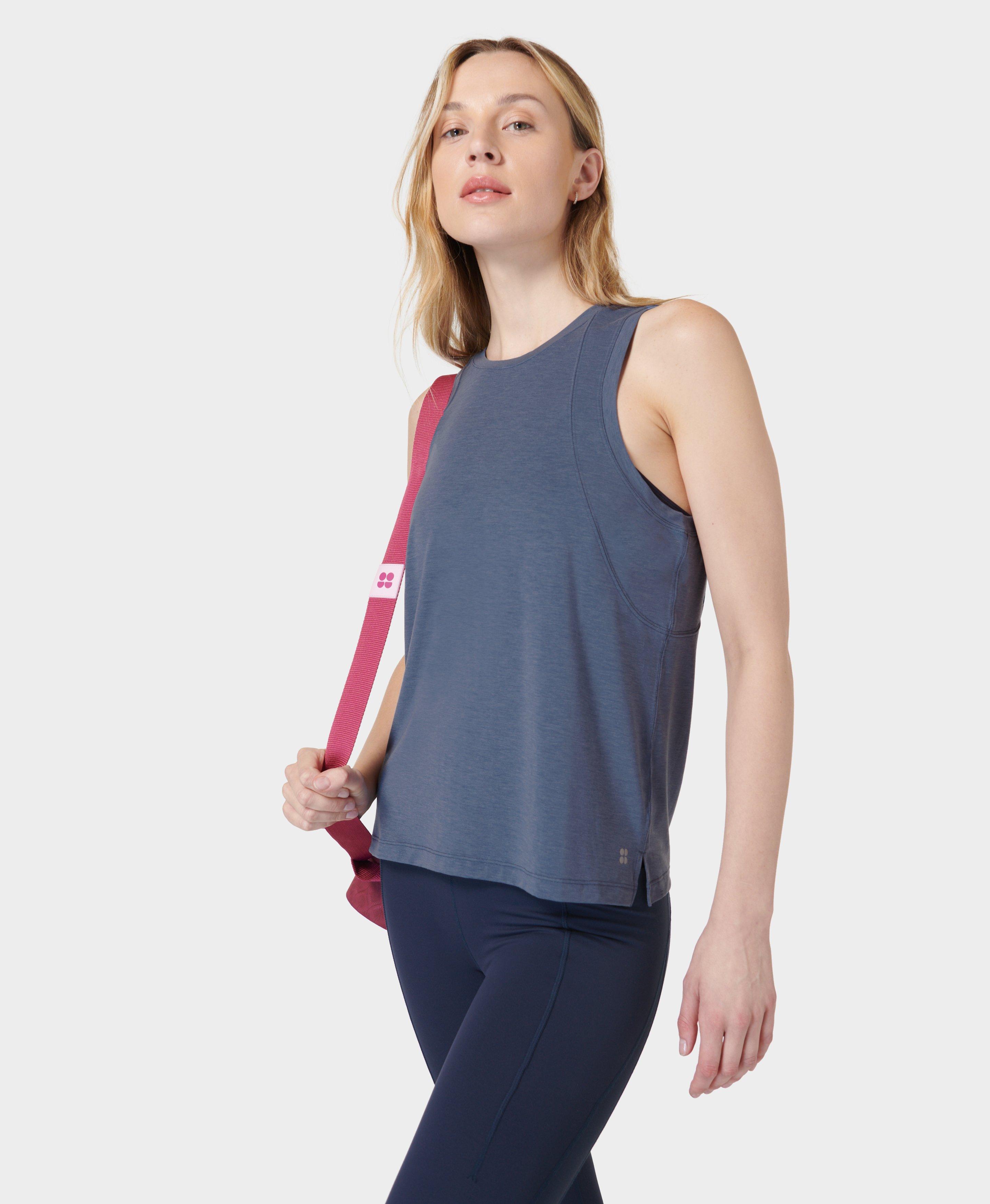 Soft Flow Studio Vest - Endless Blue | Women's Vests | Sweaty Betty