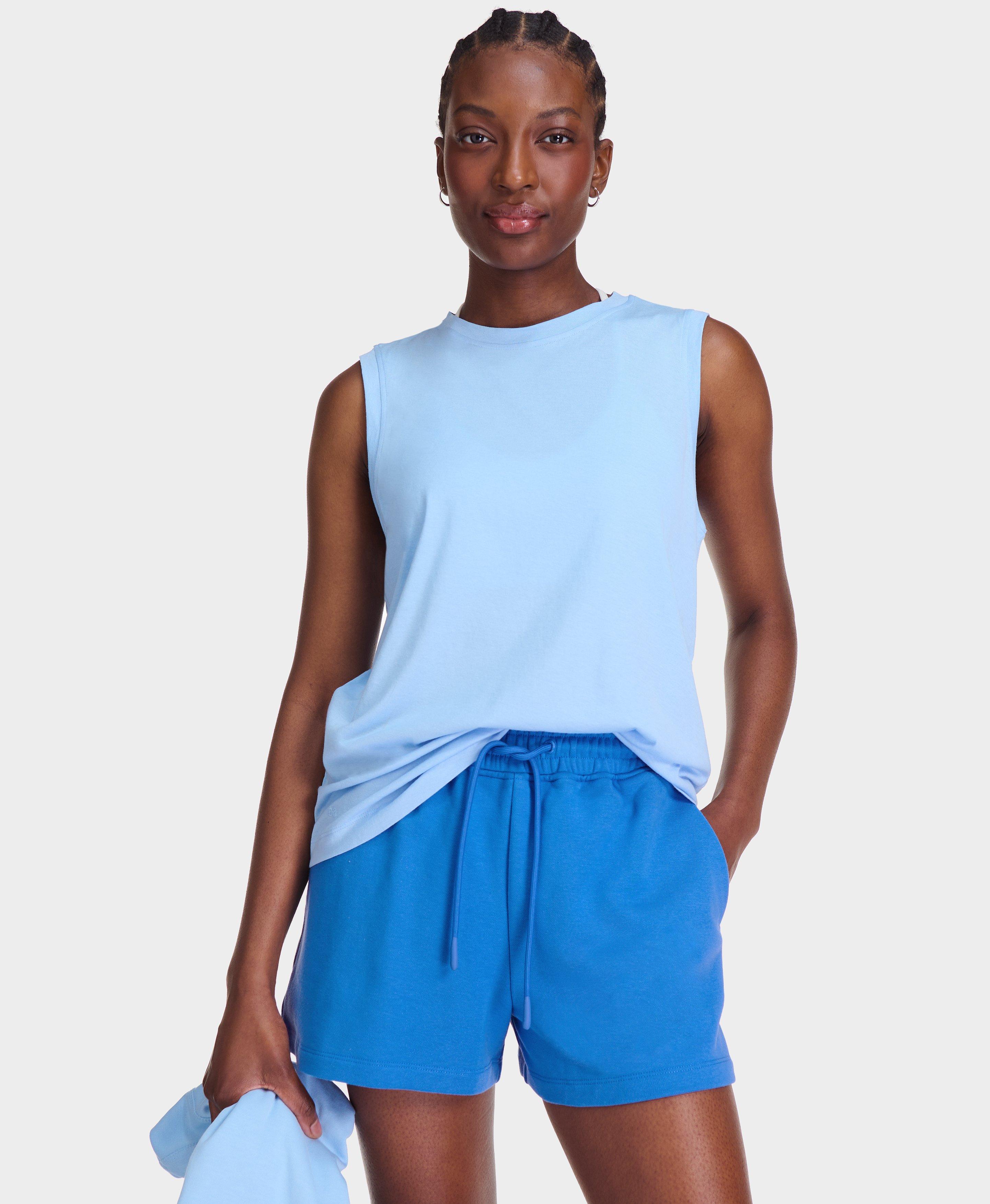 Essential Sleeveless Tank - Breeze Blue | Women's Tanks | Sweaty Betty