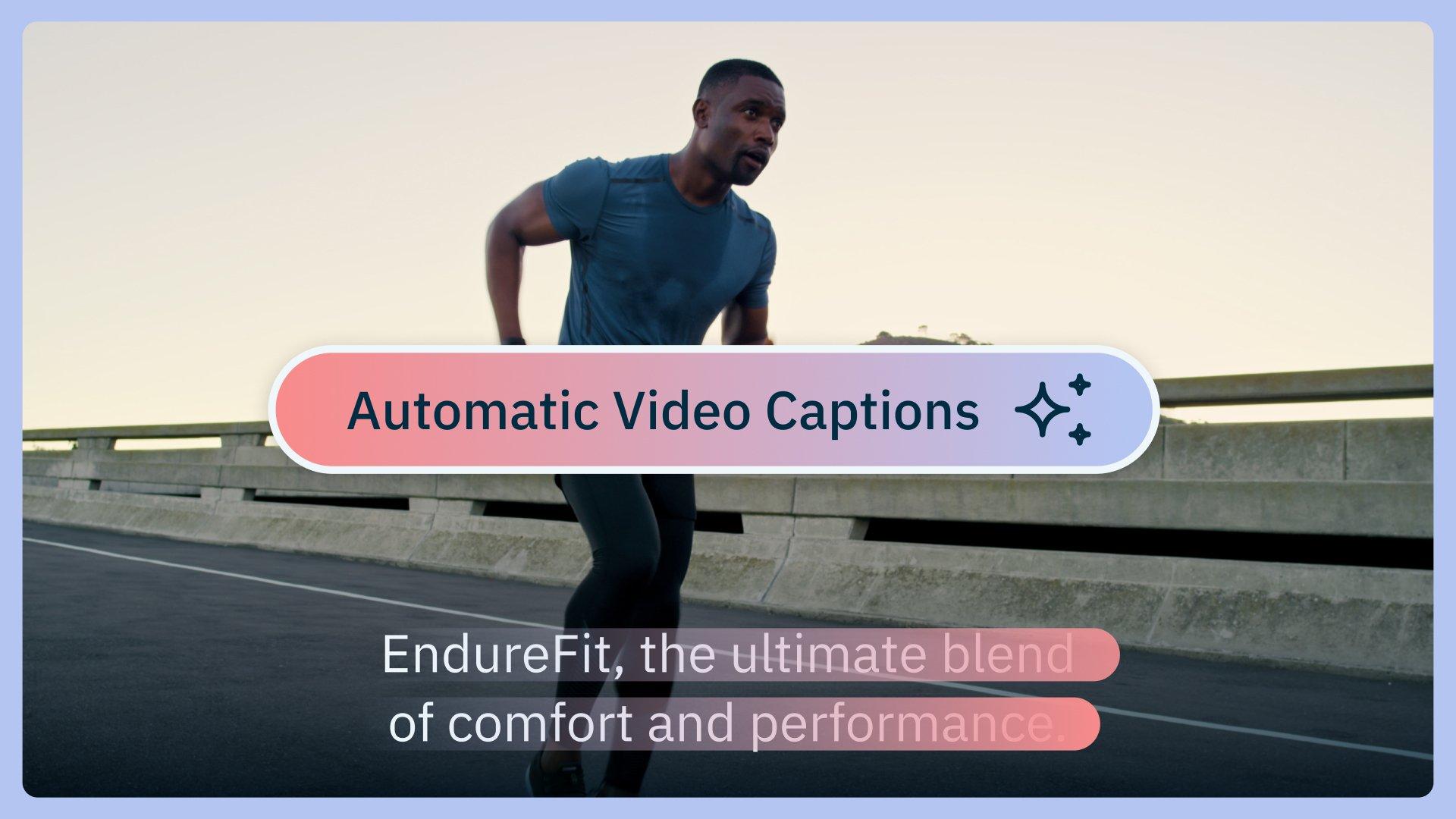 Automatically Generate Video Captions with Amplience