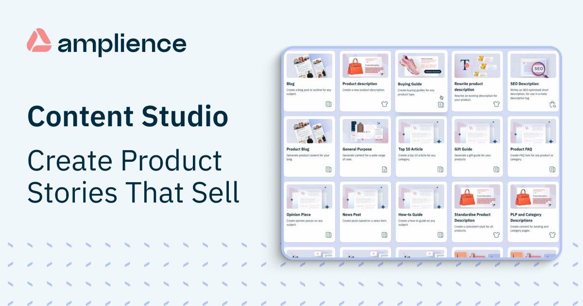 Content Studio | Amplience