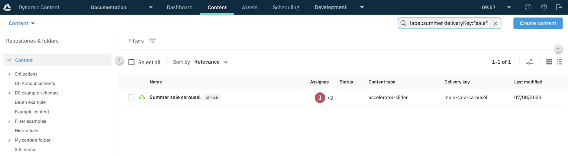 Content library | Amplience Developer Portal