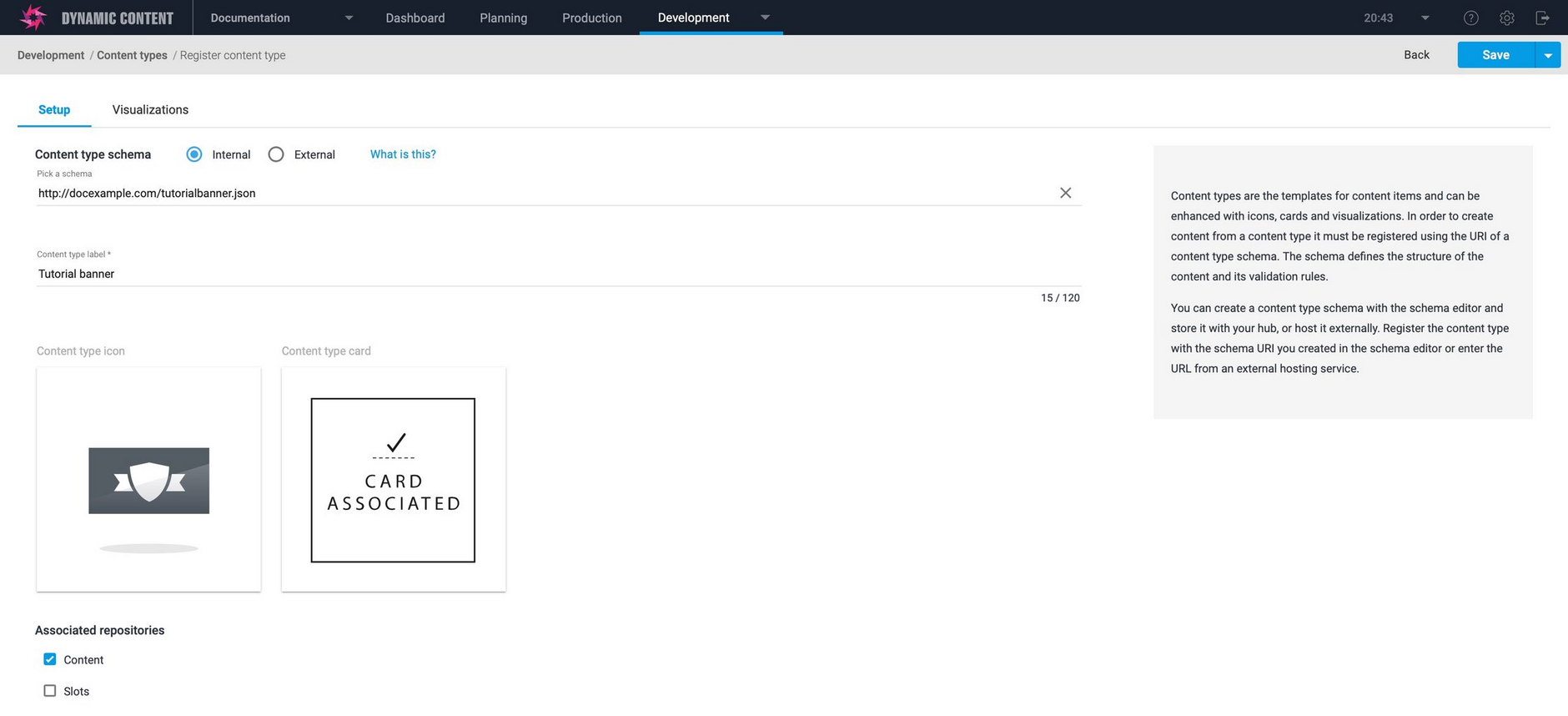 Working with content types | Amplience Developer Portal