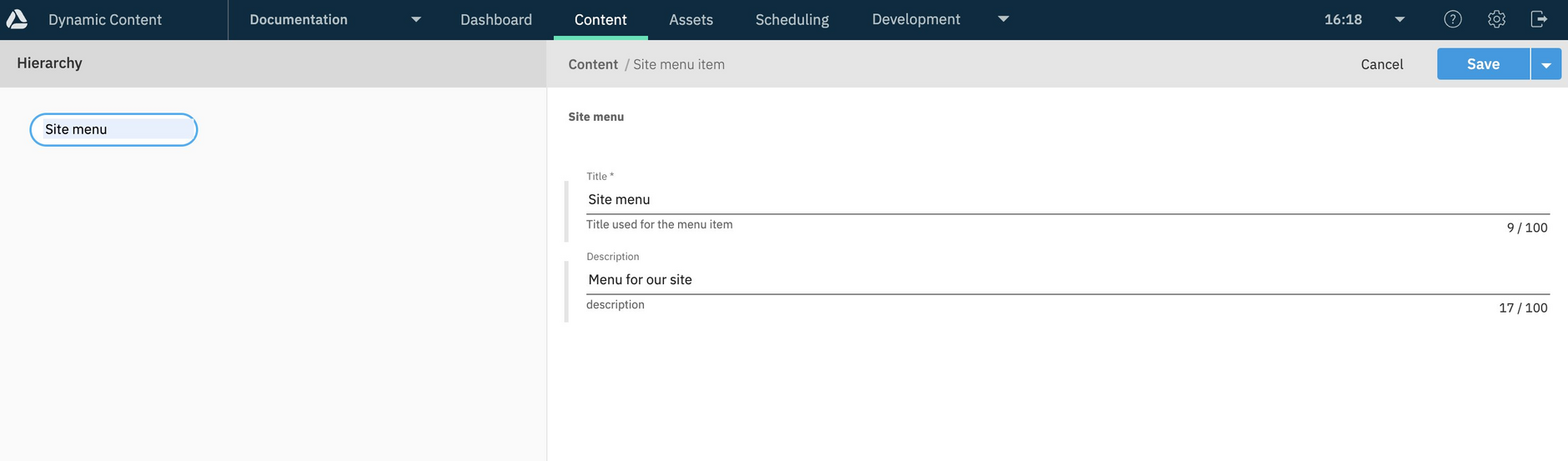 Working with hierarchies | Amplience Developer Portal