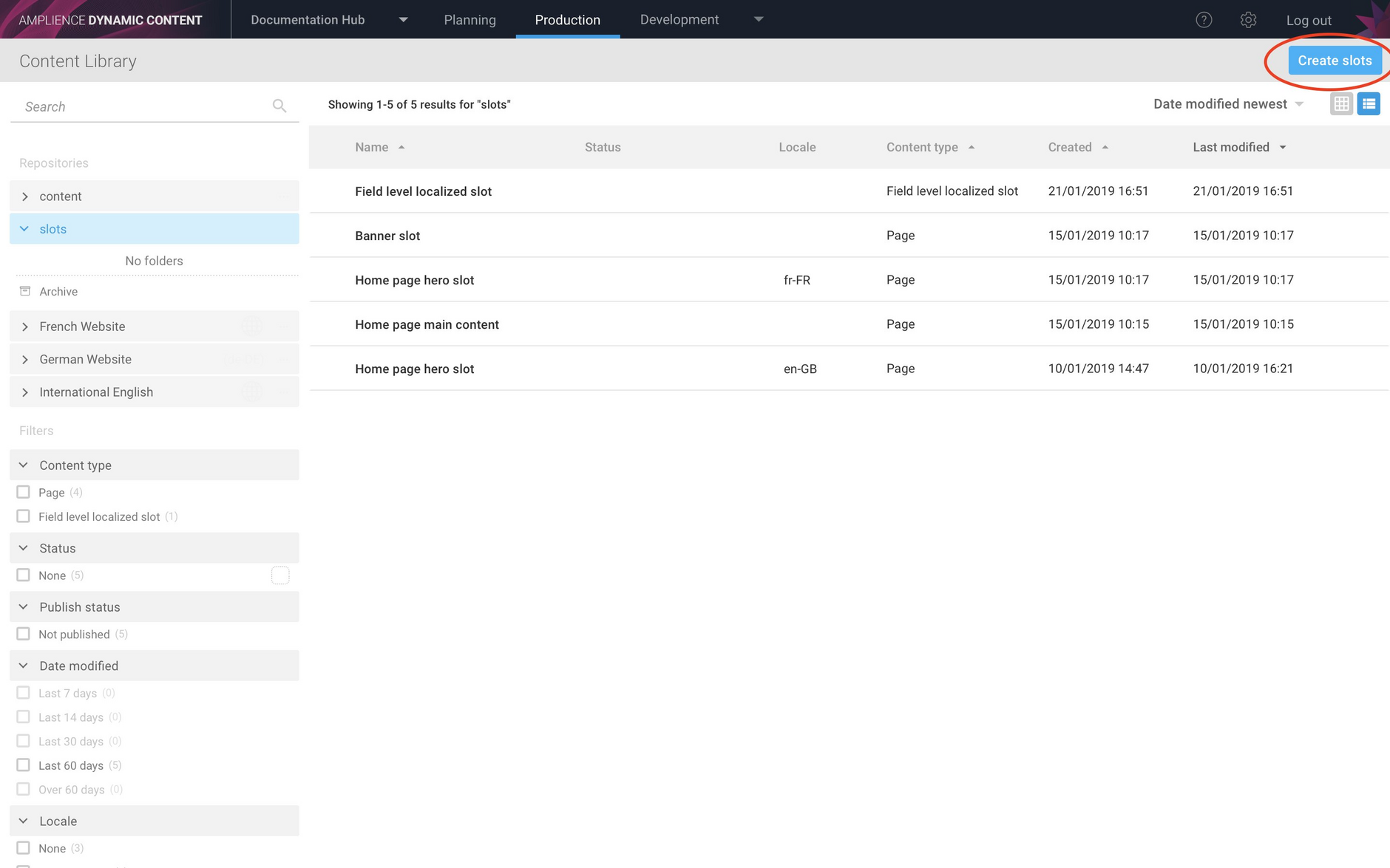 The schema editor | Amplience Developer Portal
