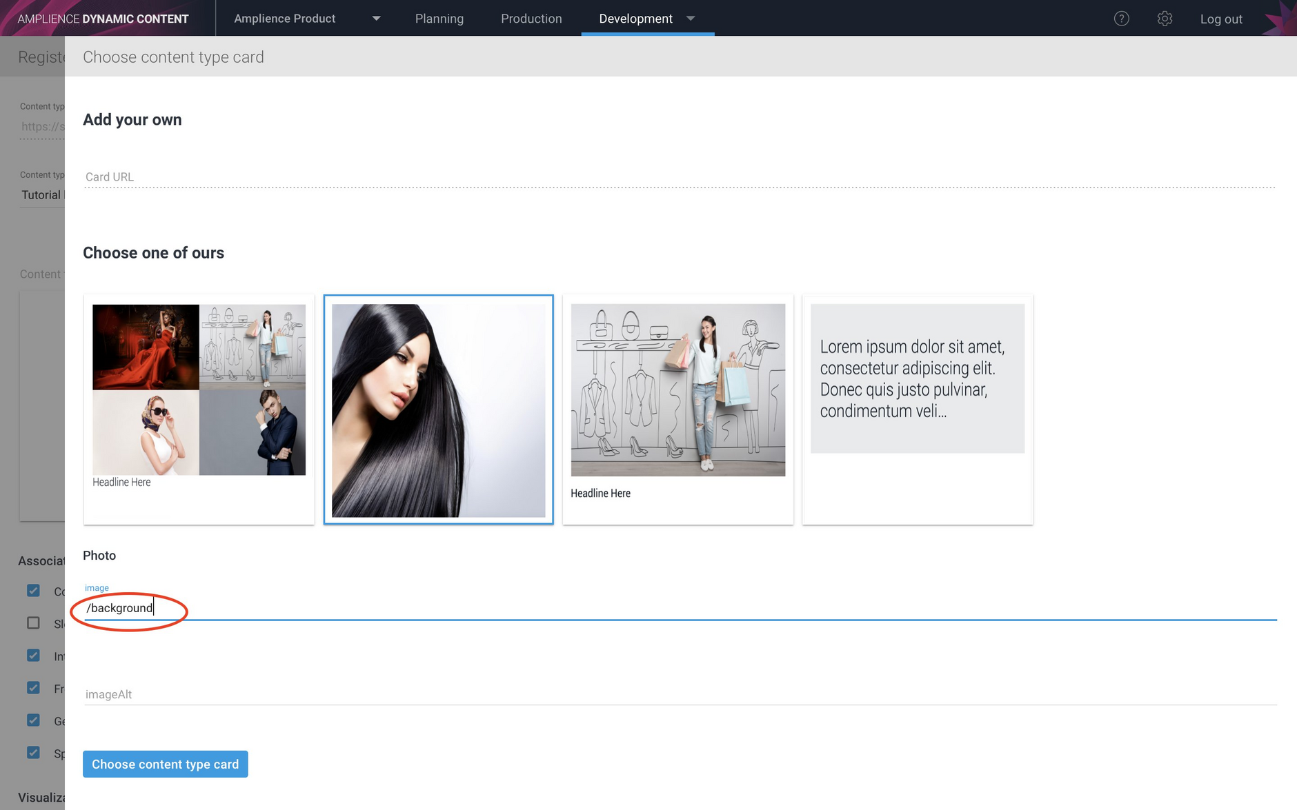 Sample: Tutorial banner · Amplience Documentation Hub