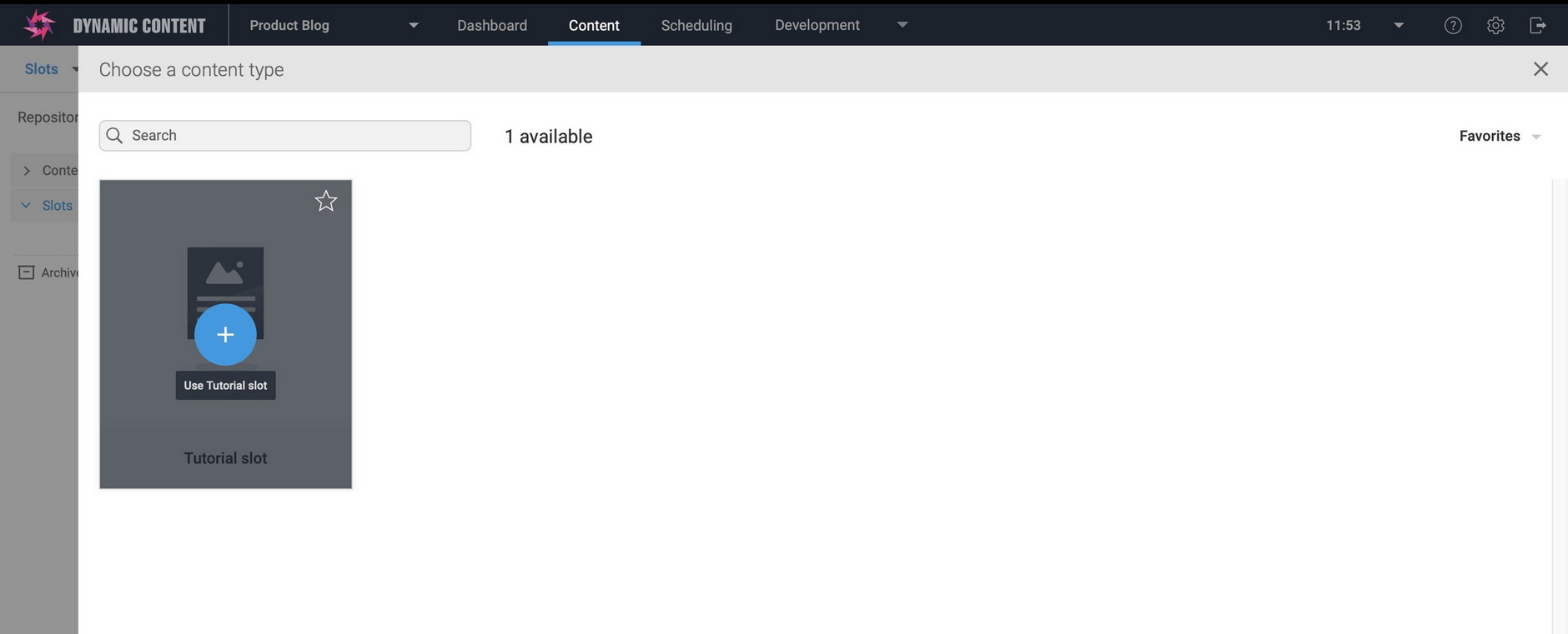 Slots | Amplience Developer Portal