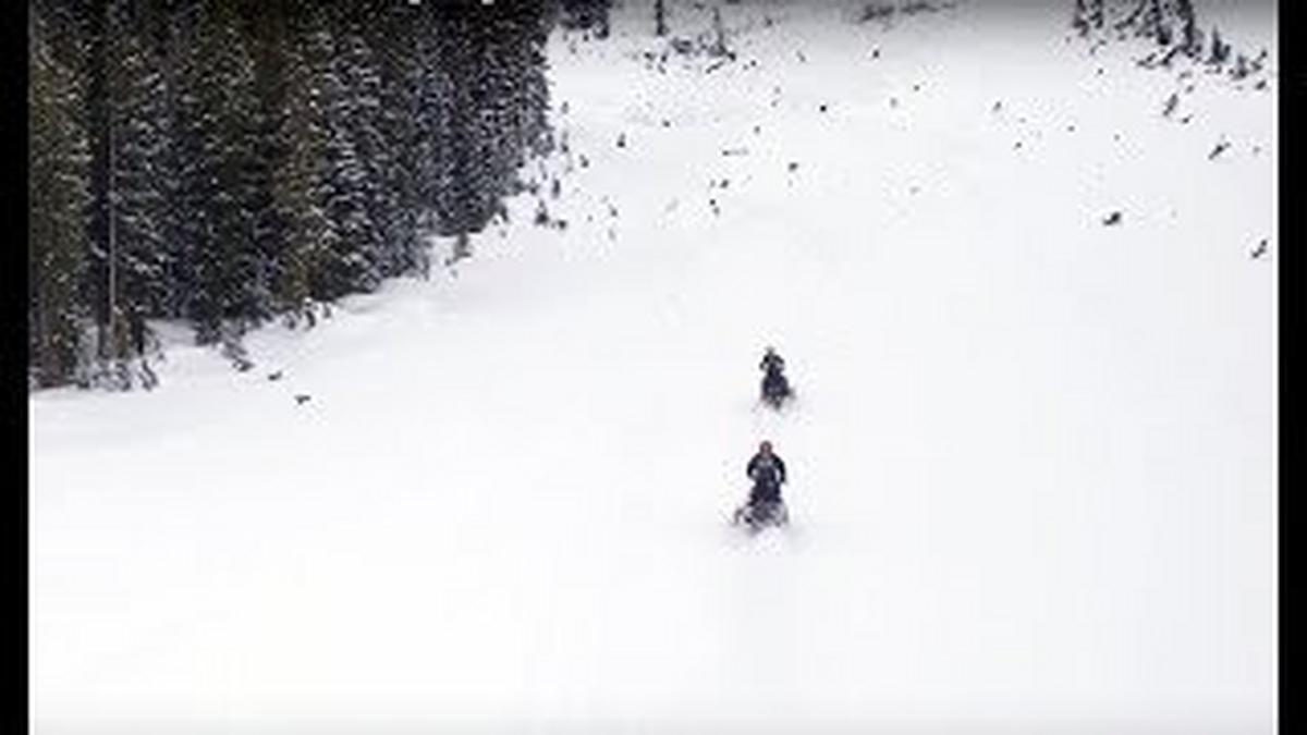 Avalanche Transceiver Searching Using Snowmobiles (Video)